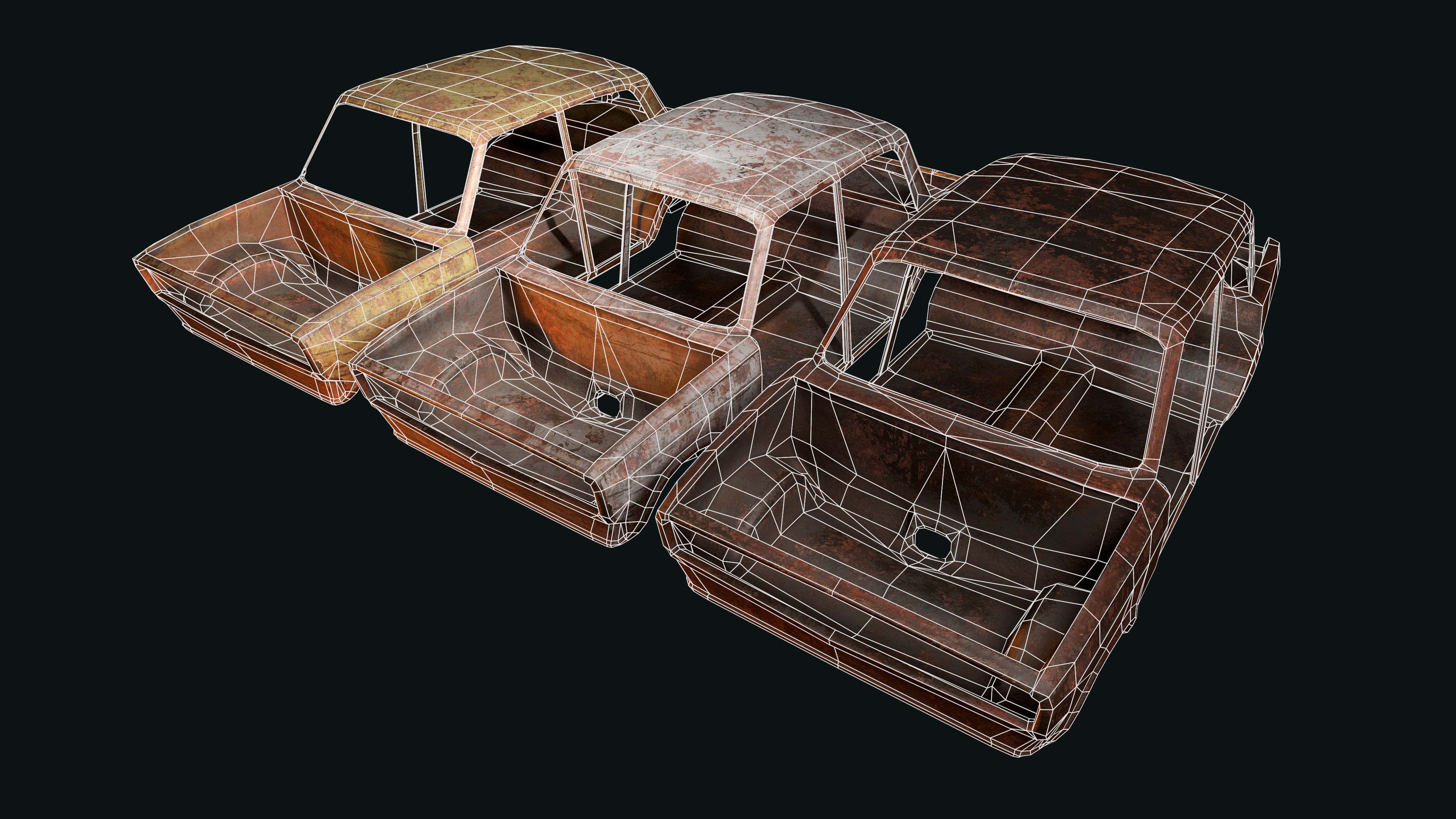 3D model Car Body - 03 VR / AR / low-poly | CGTrader