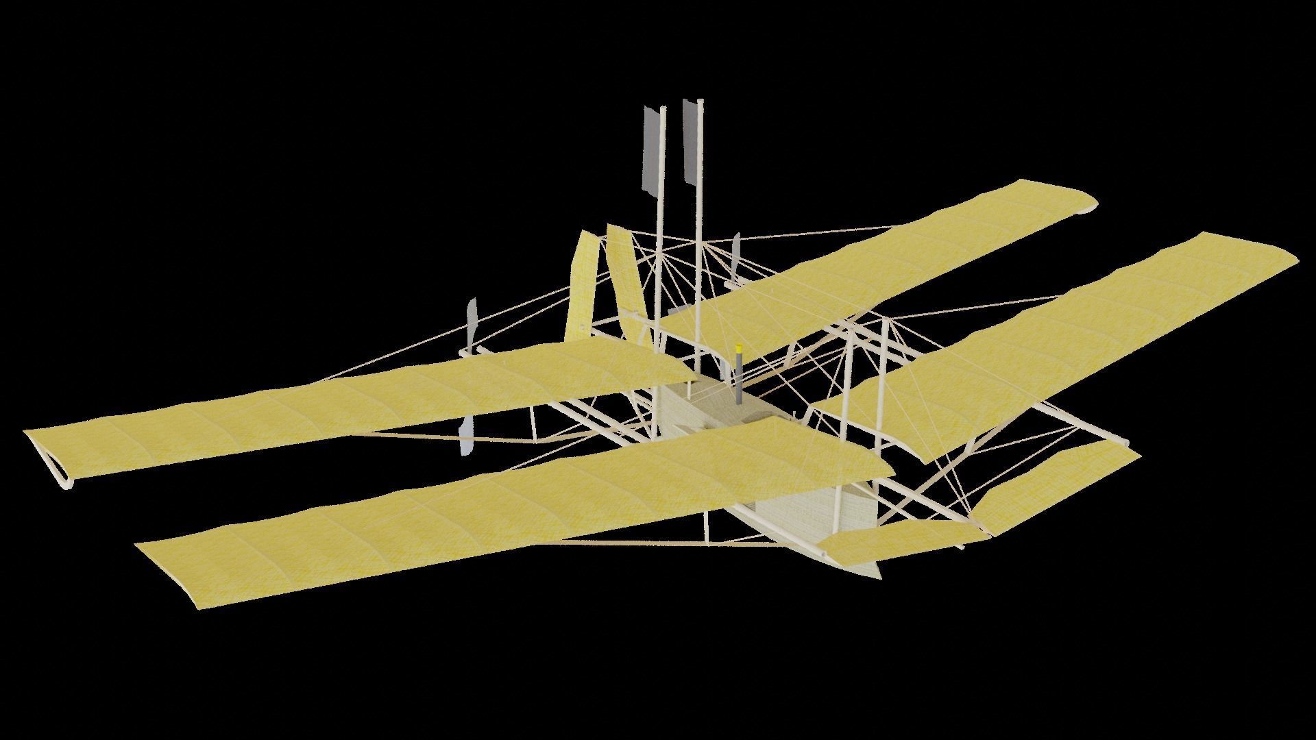 3D model Flying Machine VR / AR / low-poly | CGTrader