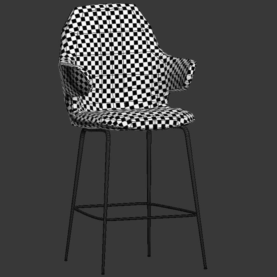 Catch And Tradition Bar Stool 3D model | CGTrader