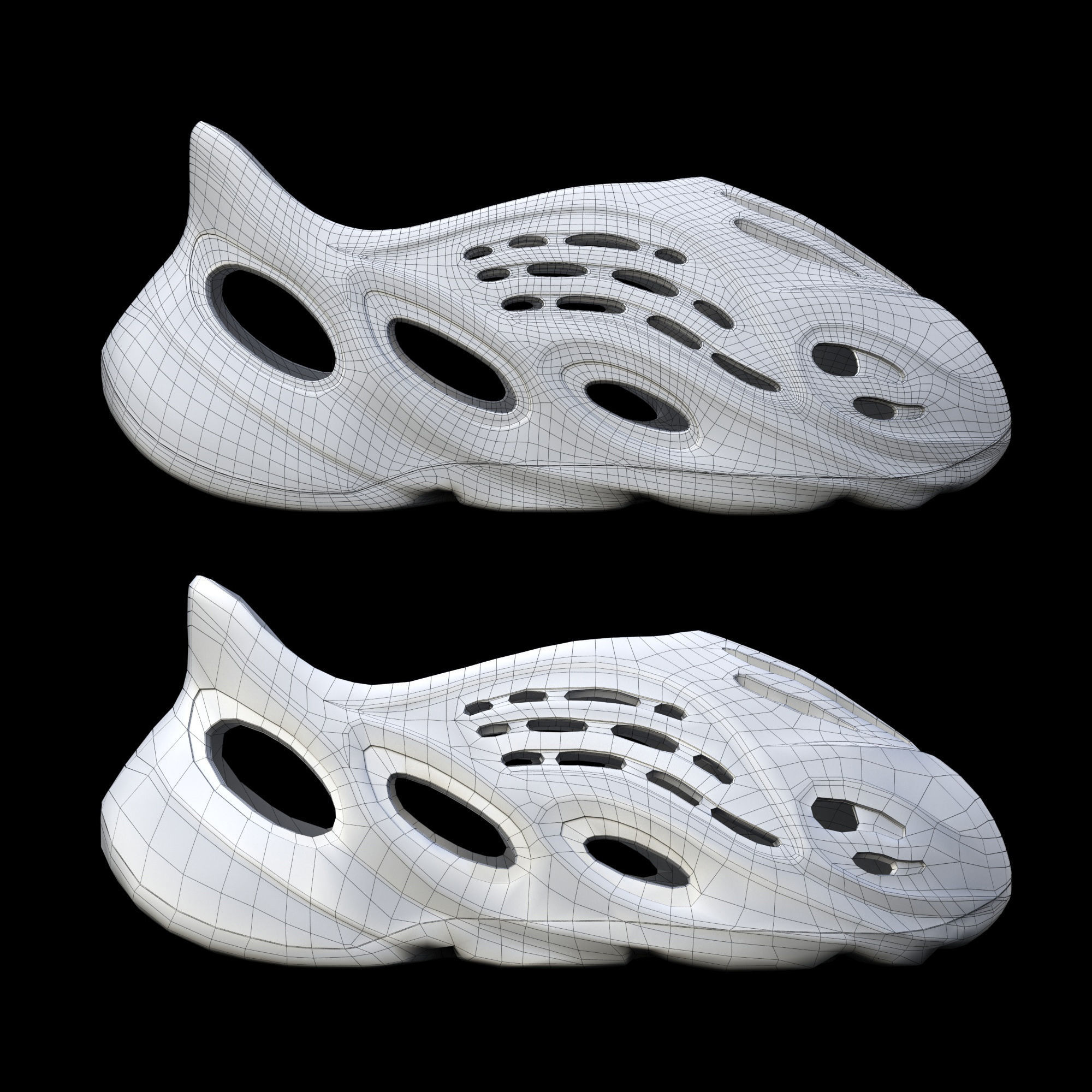 yeezy foam runners 3D model | CGTrader
