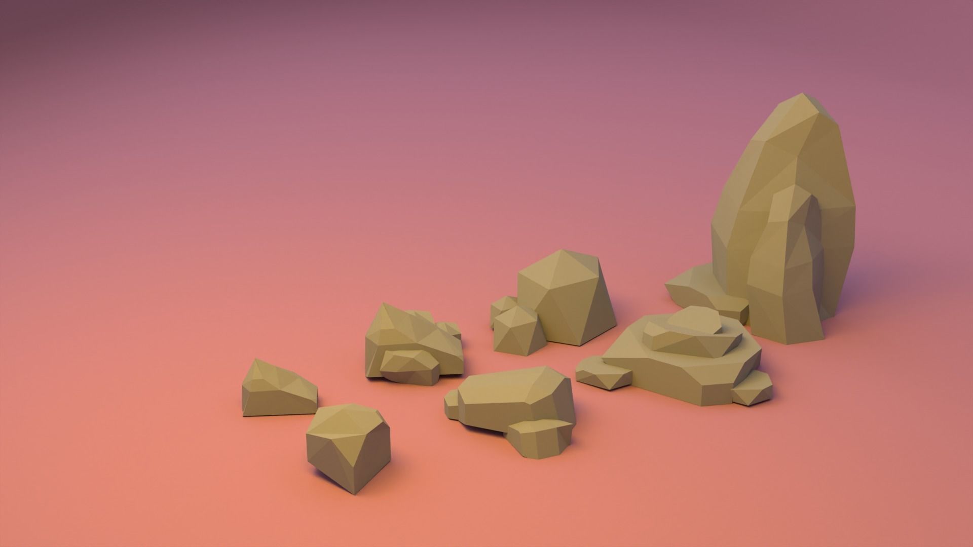 3D model 3D Low Poly Game Asset VR / AR / low-poly | CGTrader