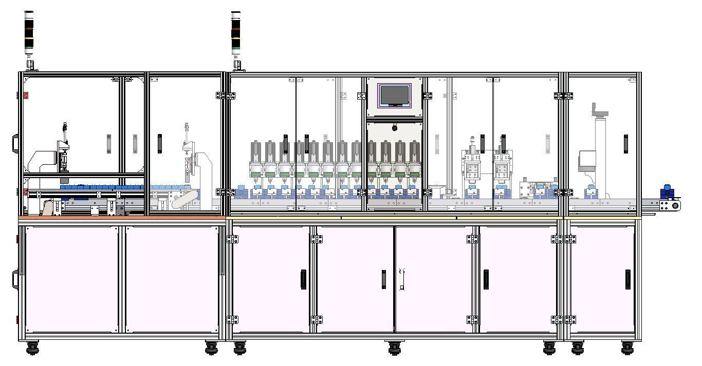 Front section of transformer production line 3D model | CGTrader
