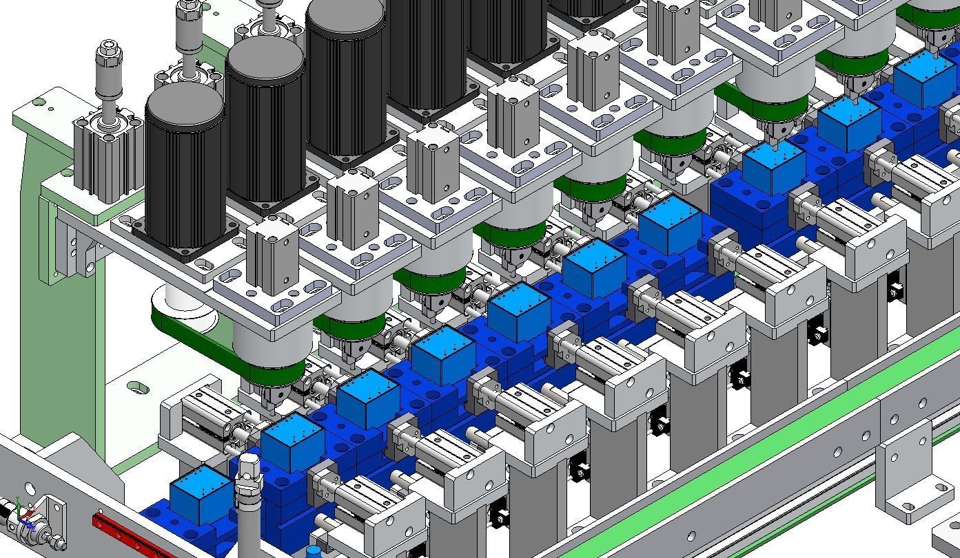 Front section of transformer production line 3D model | CGTrader