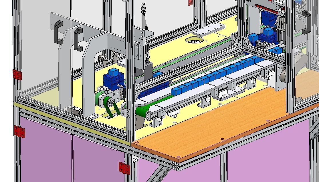 Front section of transformer production line 3D model | CGTrader