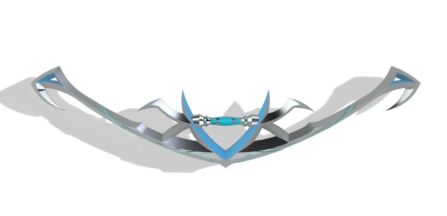 ZORA Silver Bow Legend of Zelda Breath of the Wild 3D model 3D ...