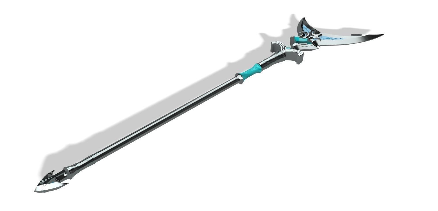 ZORA Silverscale Spear Legend of Zelda Breath of the Wild 3D model 3D ...