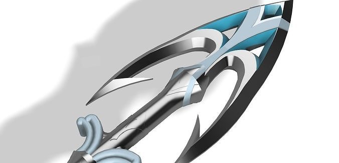 ZORA Spear Legend of Zelda Breath of the Wild 3D model 3D printable ...