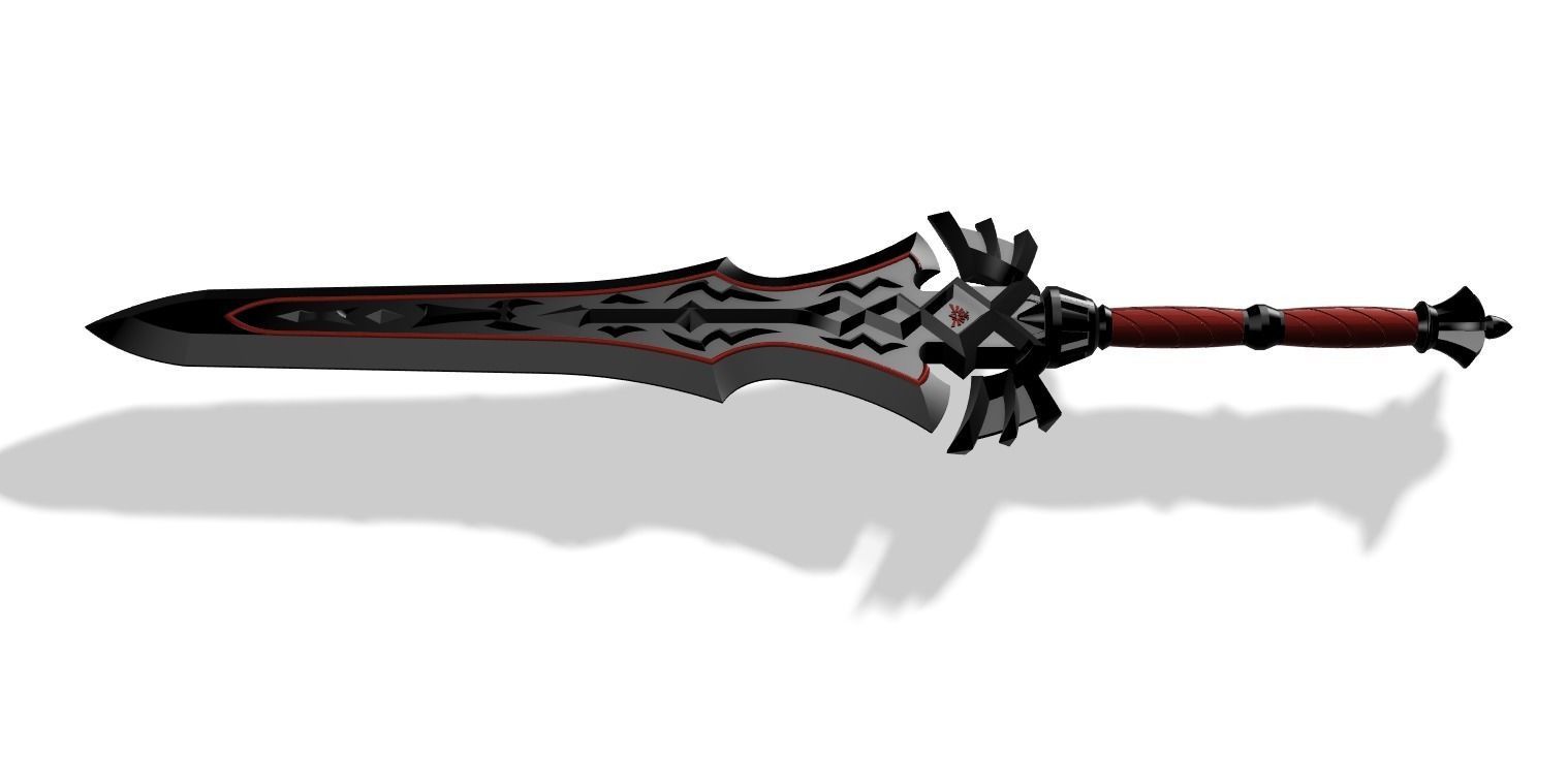Royal Claymore Legend of Zelda Breath of the Wild 3D model 3D printable ...