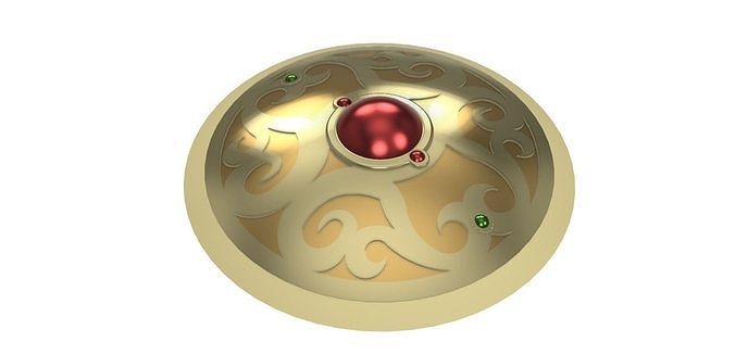 Gerudo Shield Legend of Zelda Breath of the Wild 3D model 3D printable ...