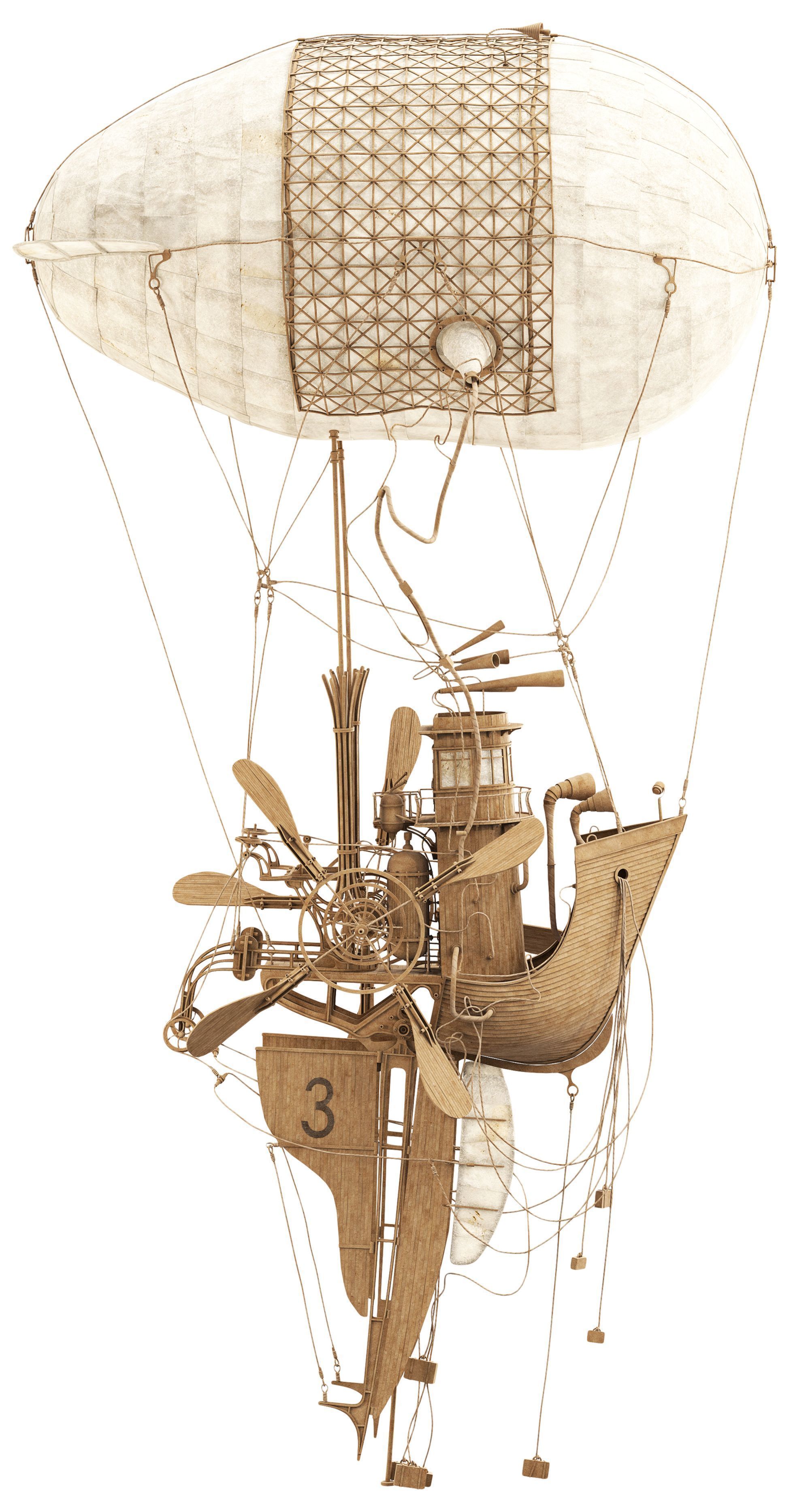 The Captain steampunk sculpture by Daniel Agdag 3D model | CGTrader