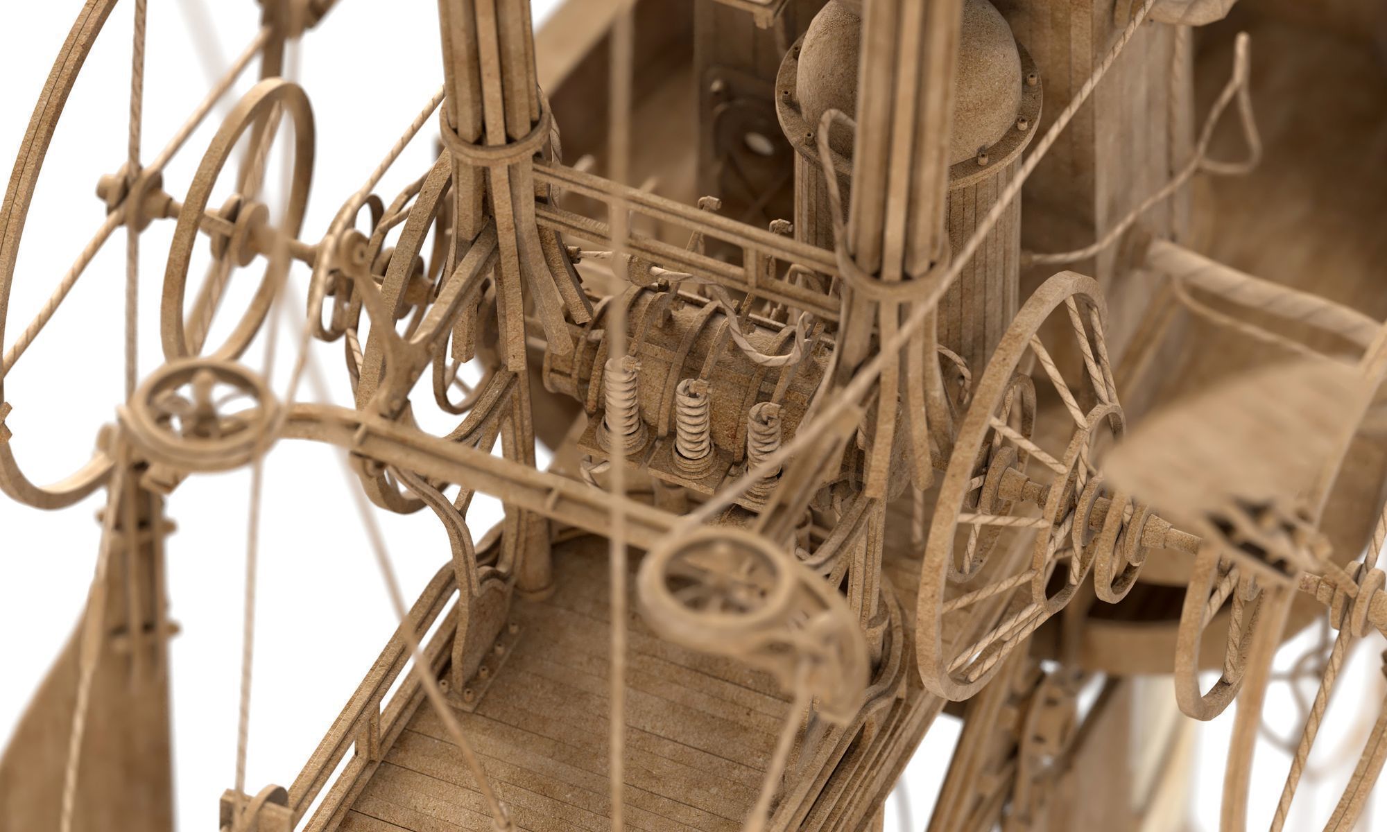 The Captain steampunk sculpture by Daniel Agdag 3D model | CGTrader