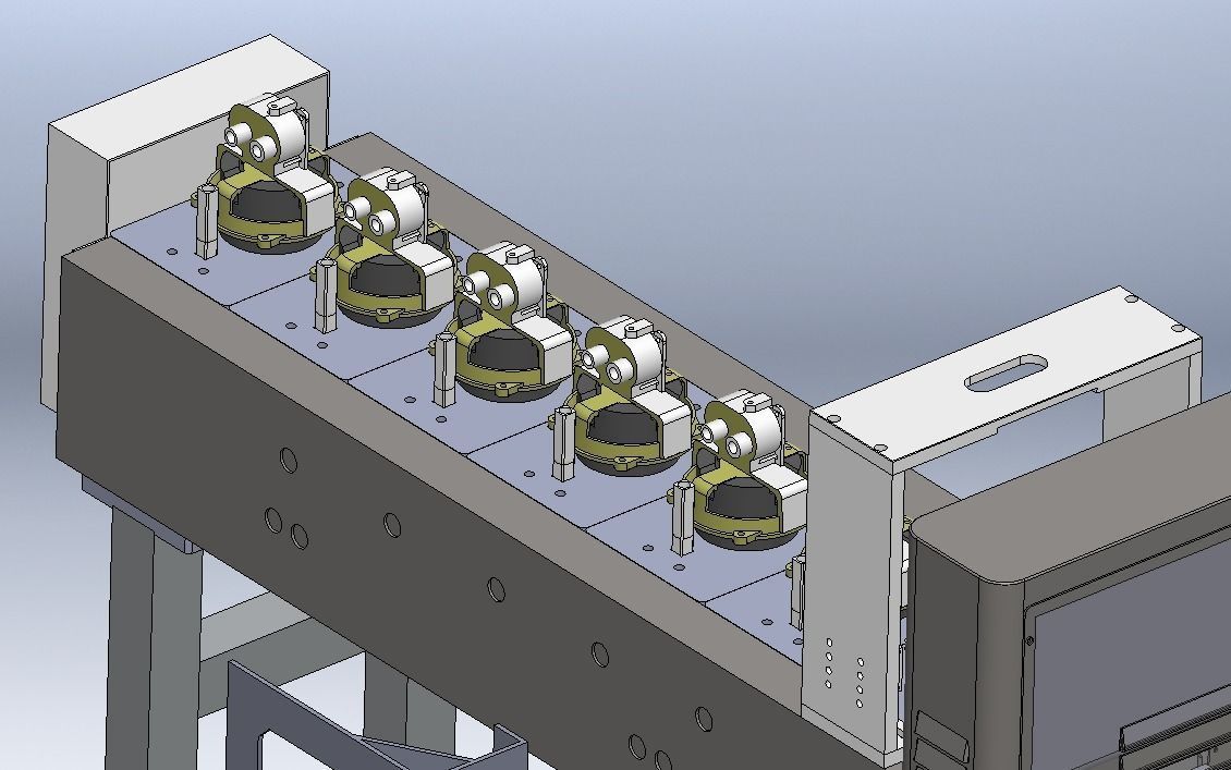 Motor automatic assembly production line 3D model | CGTrader