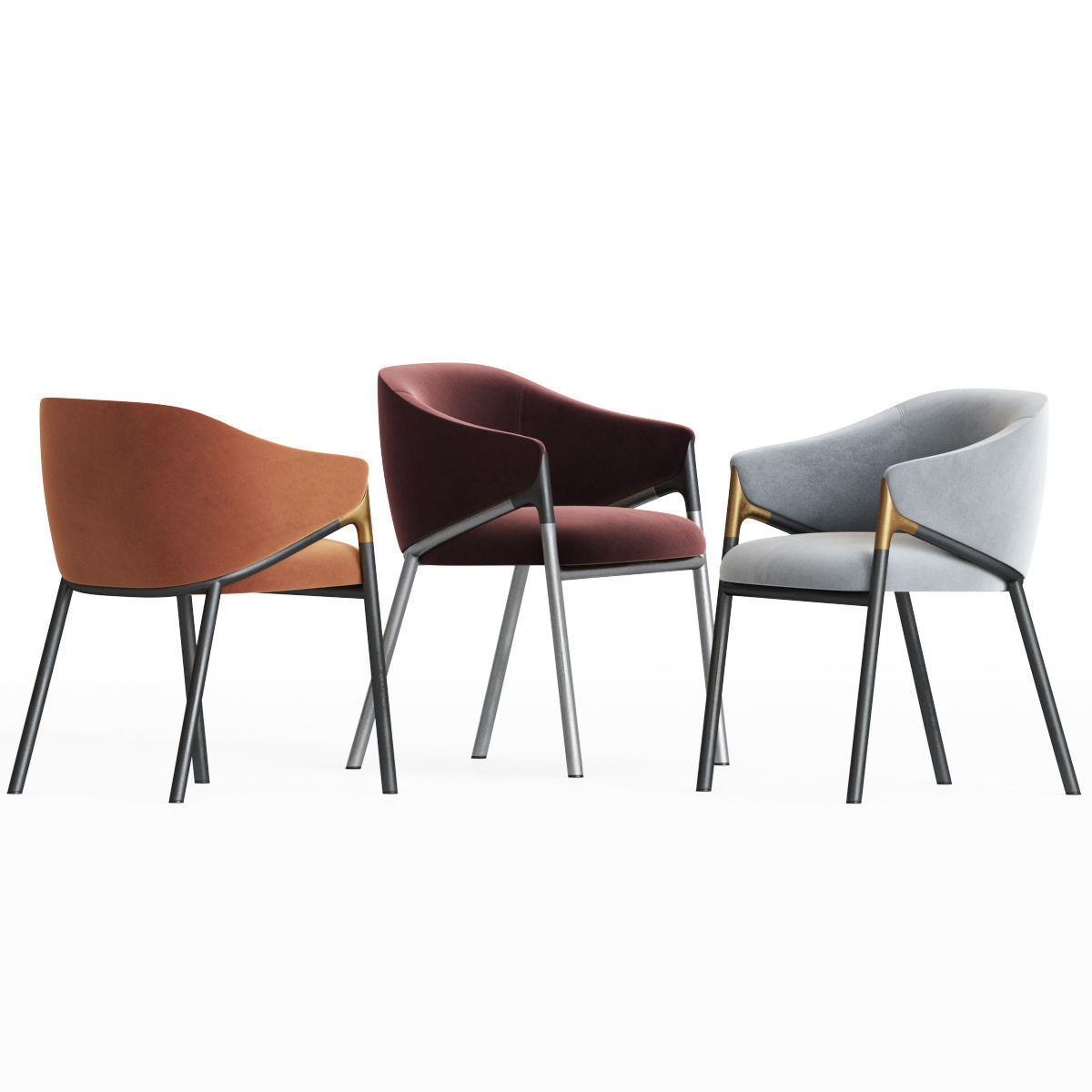 Segis Hammer Dining Chair 3D model | CGTrader