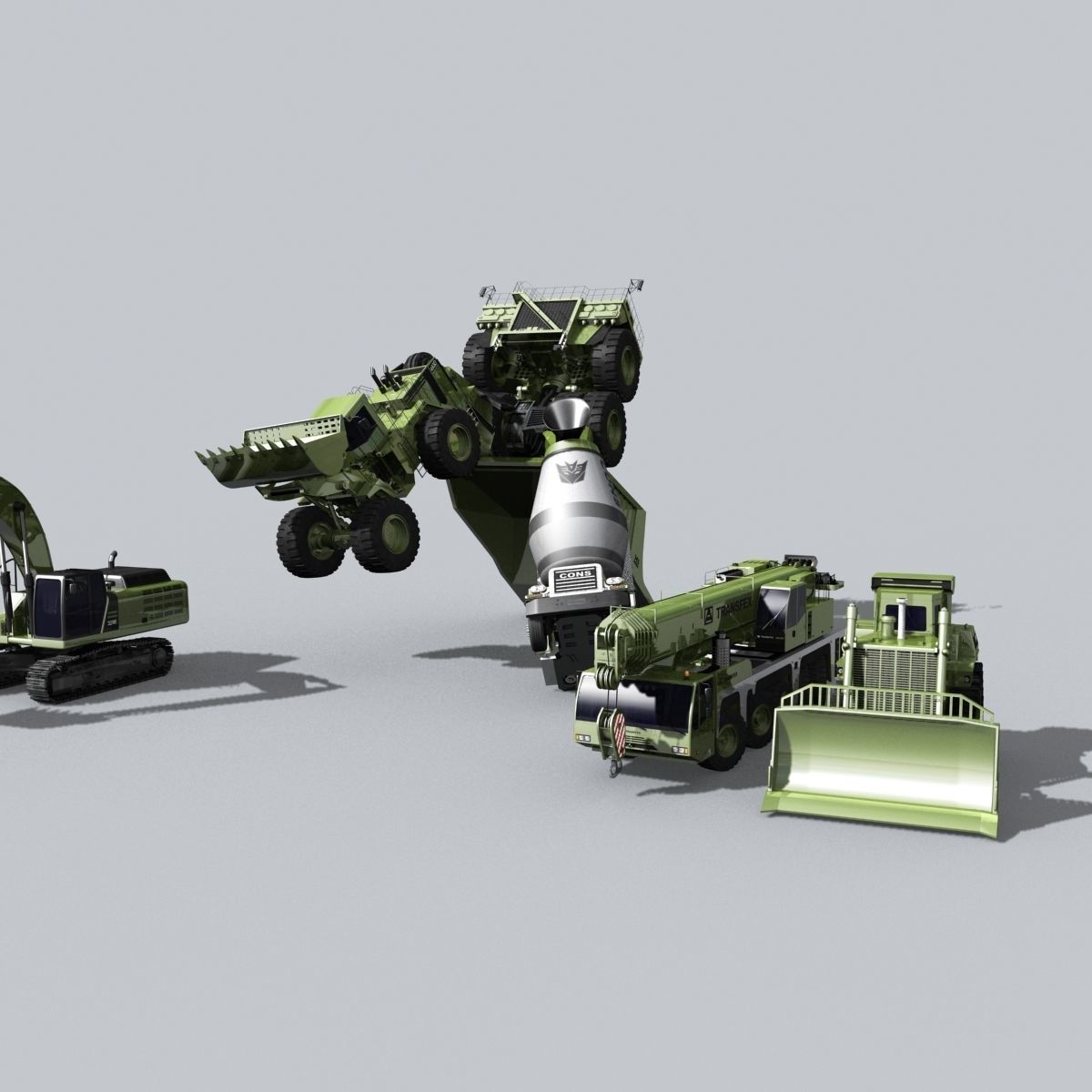 G1 DEVASTATOR - Fully Animated 3D model animated rigged | CGTrader