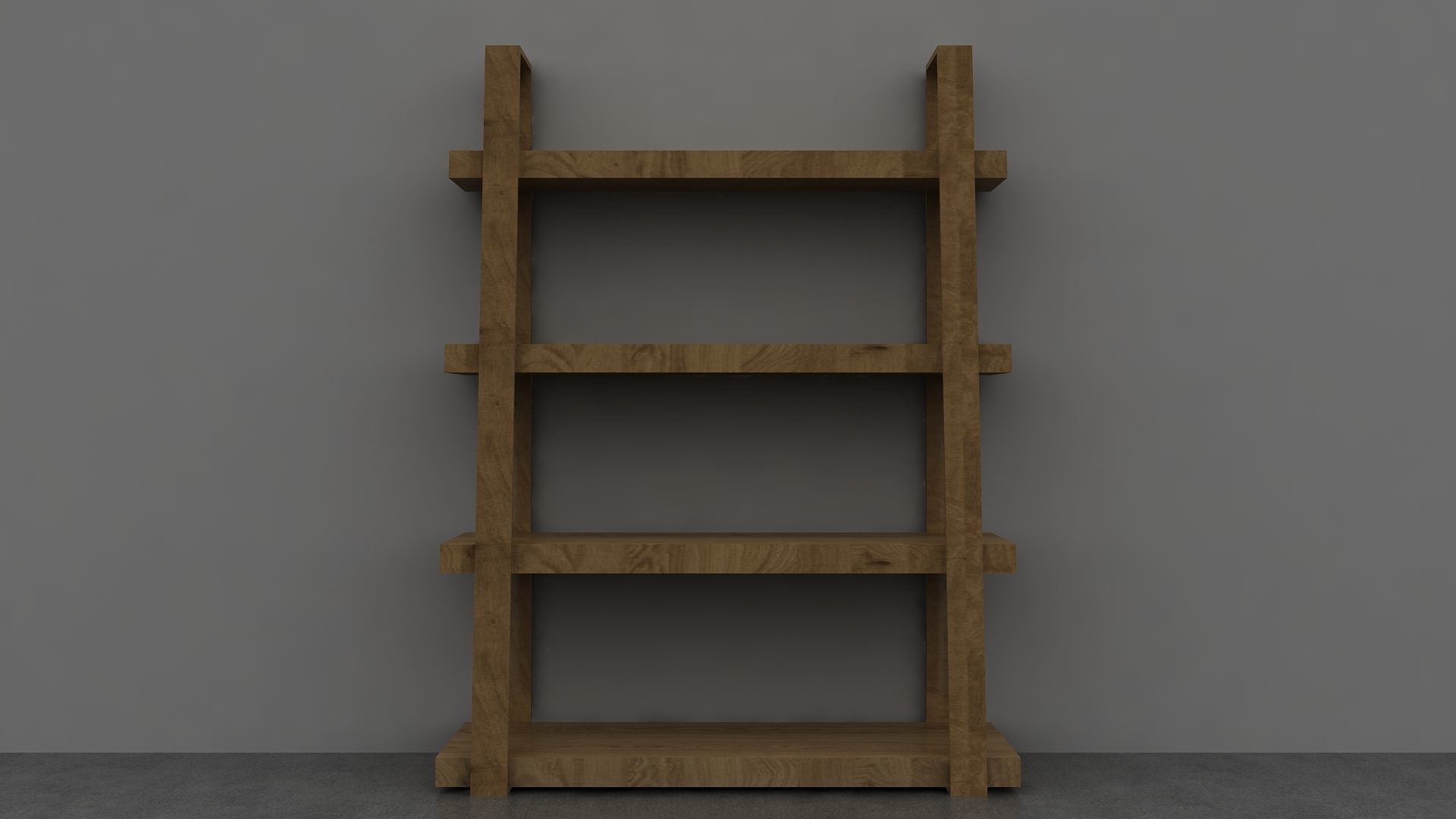 bookshelf free 3D model | CGTrader