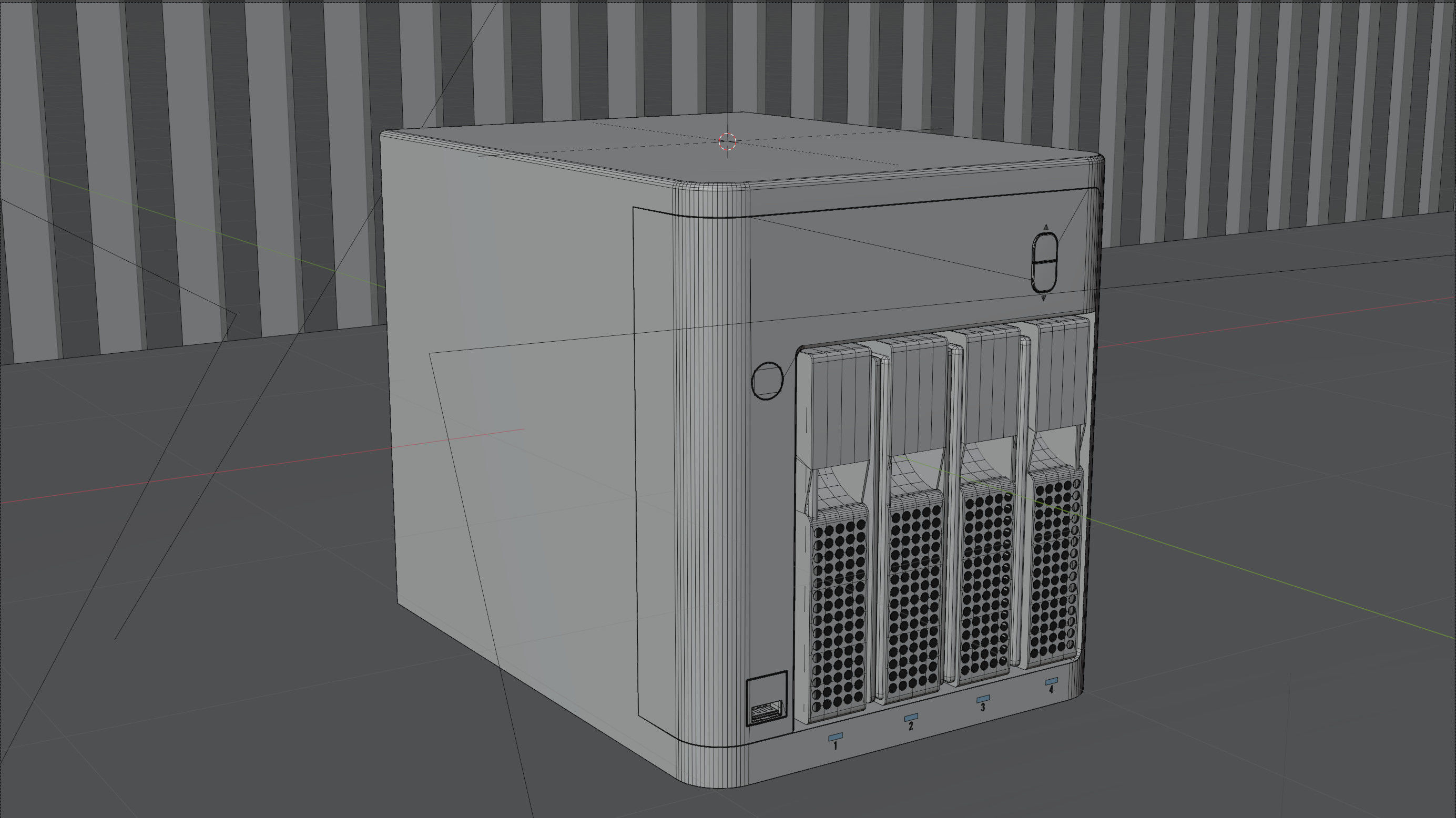 NAS storage device 3D model | CGTrader