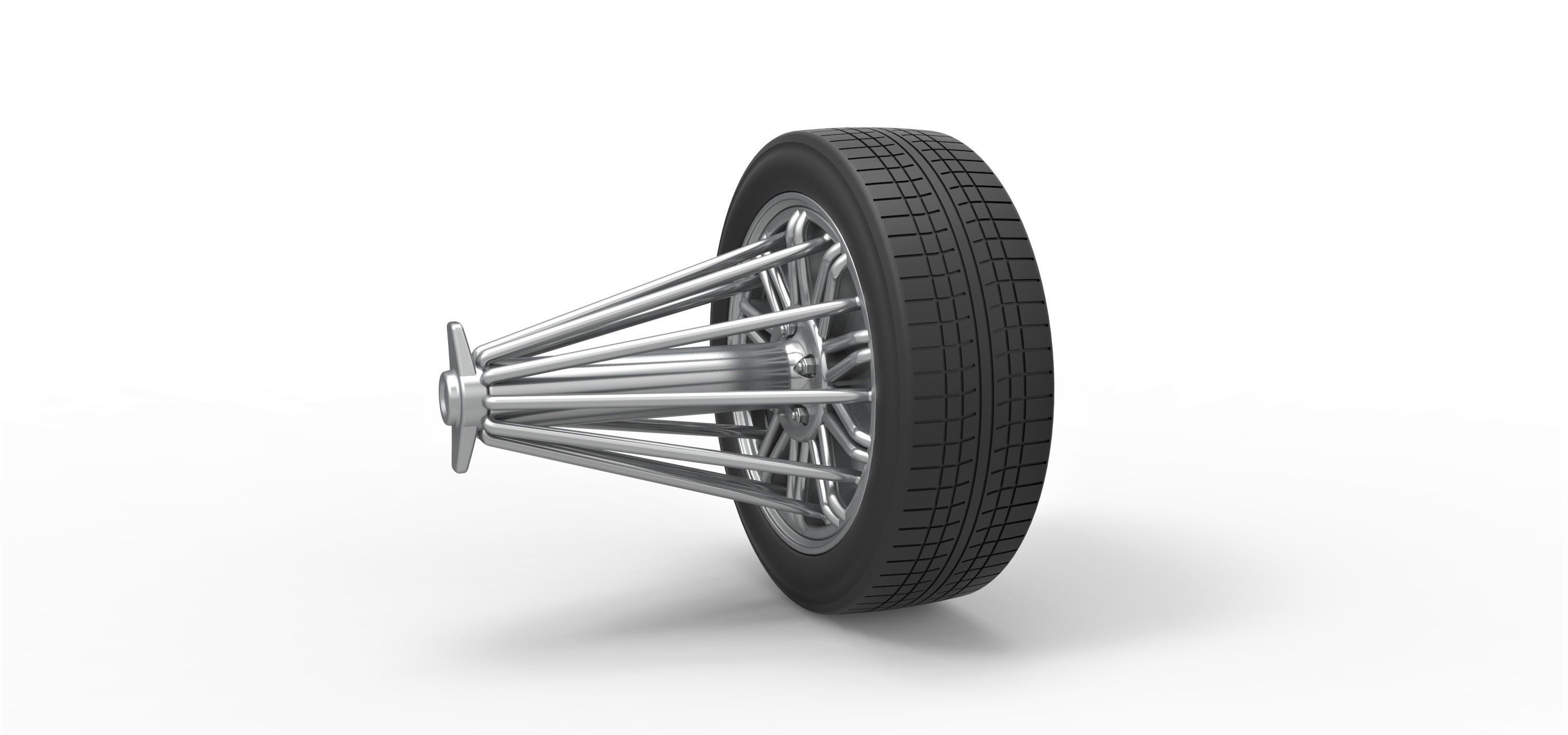 Diecast slab wheel Scale 1 to 10 3D model 3D printable | CGTrader