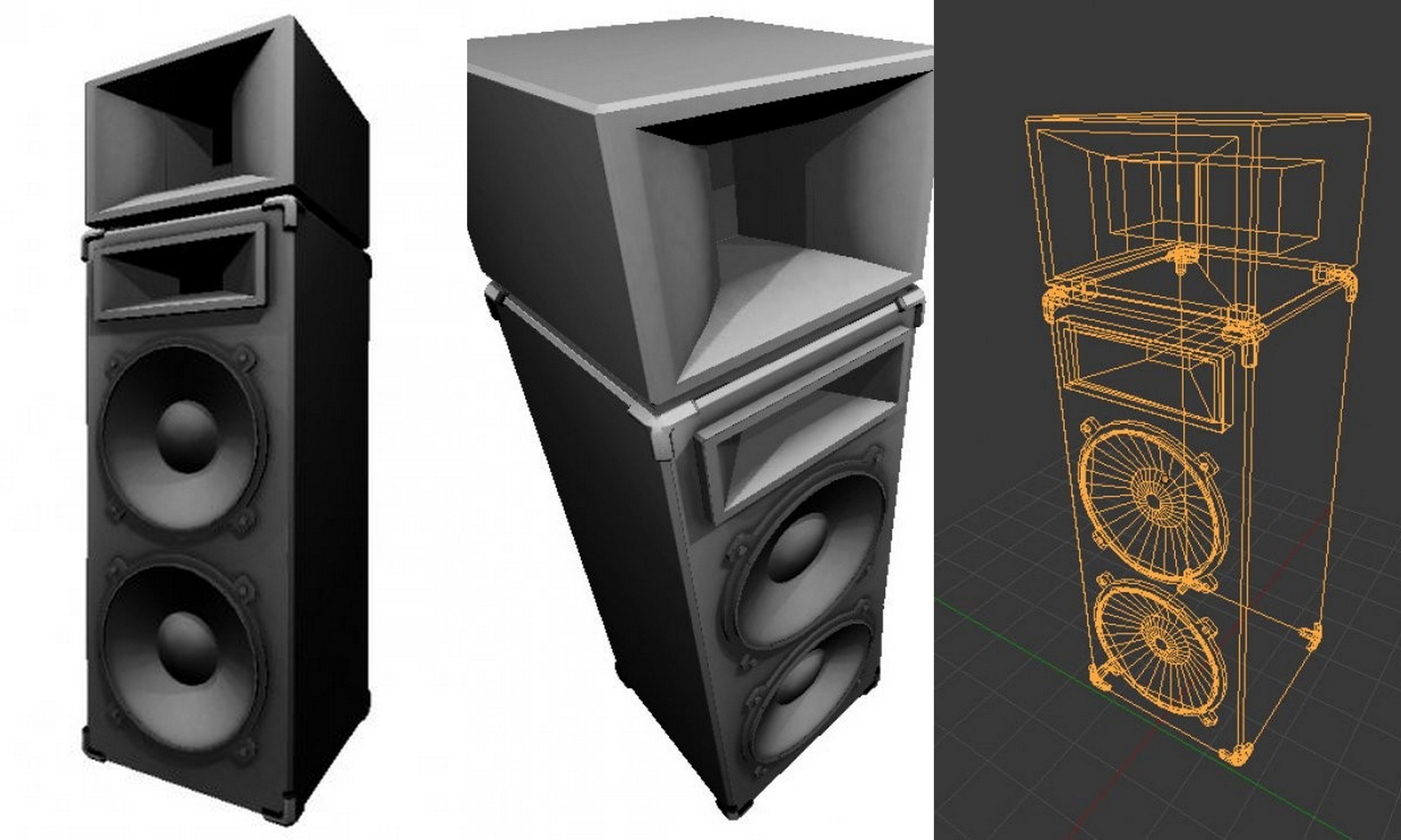 Speaker 3D model | CGTrader