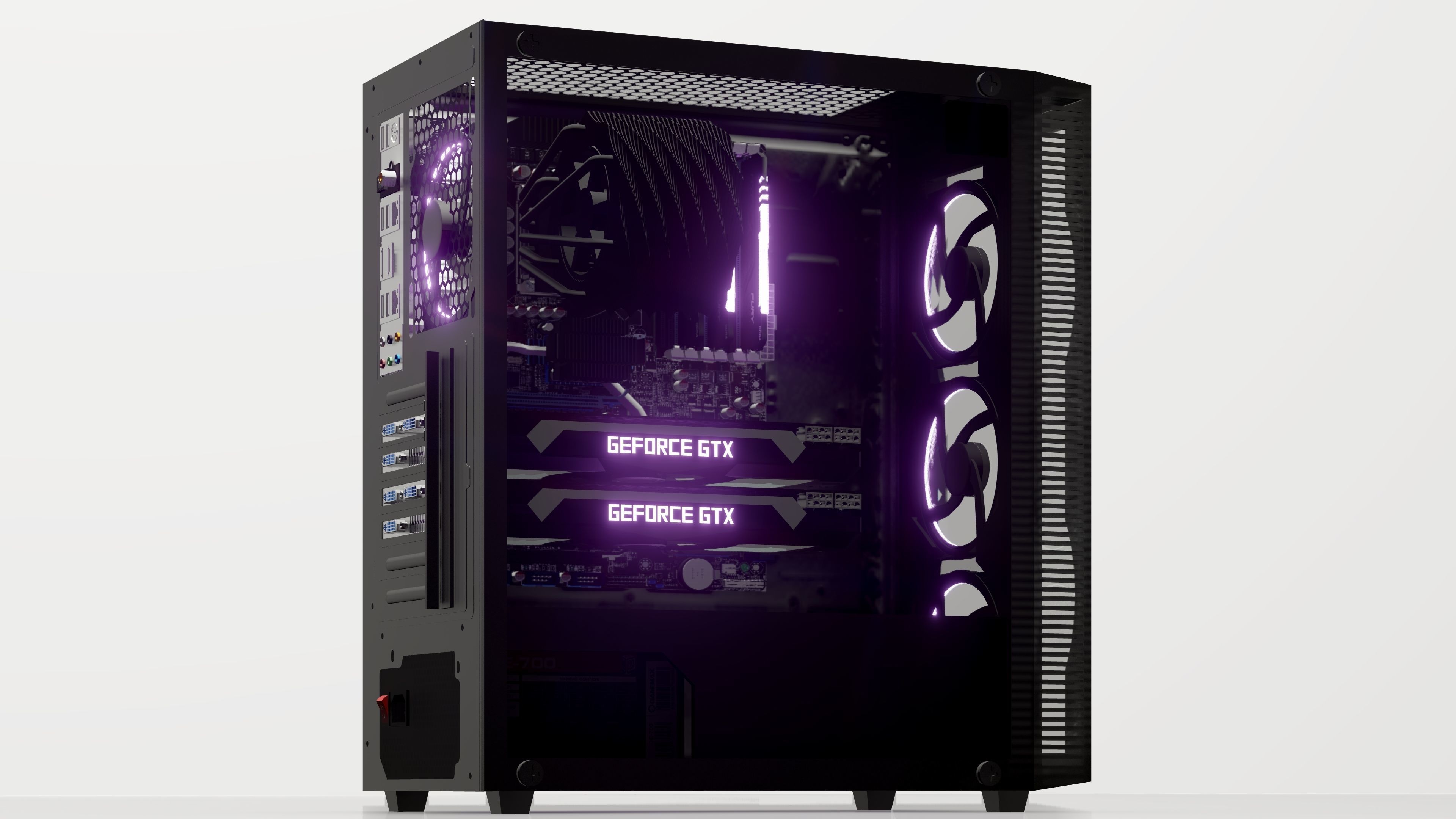 Computer assembly 3D model | CGTrader