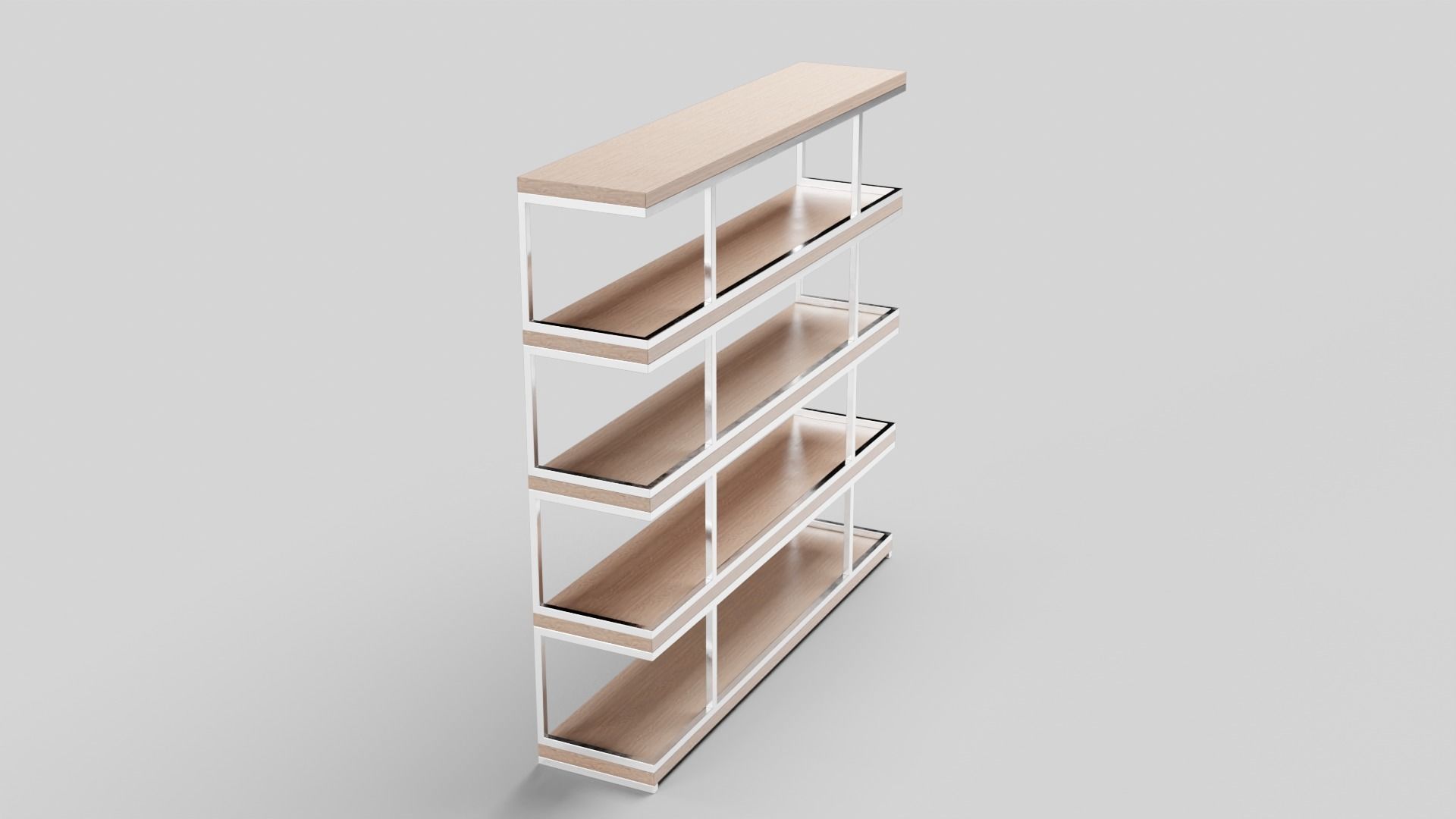 3D model Wall Mounted Storage Shelves VR / AR / low-poly | CGTrader