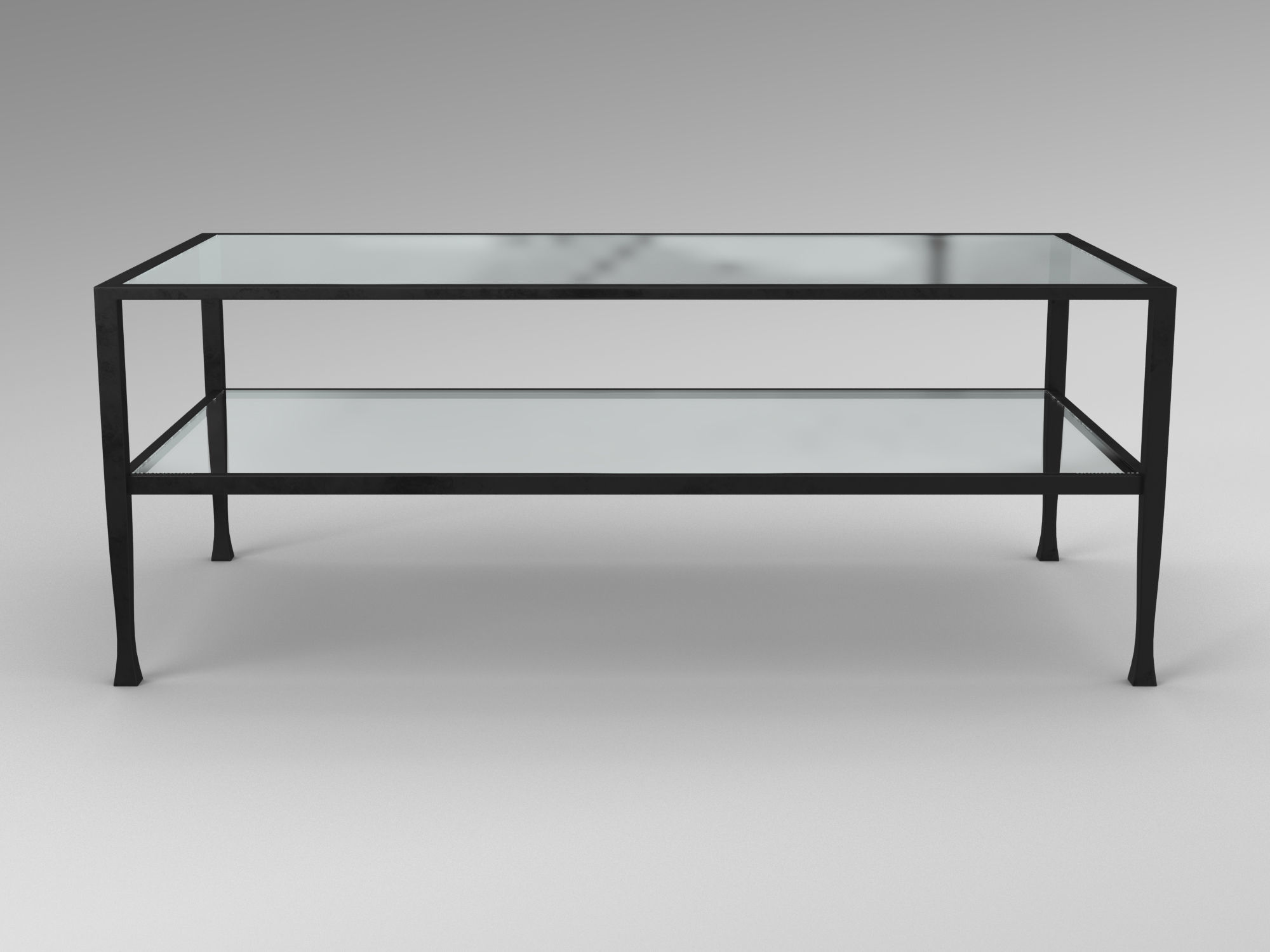 Pottery Barn - Tanner 48inch Rectangular Coffee Table 3D model | CGTrader