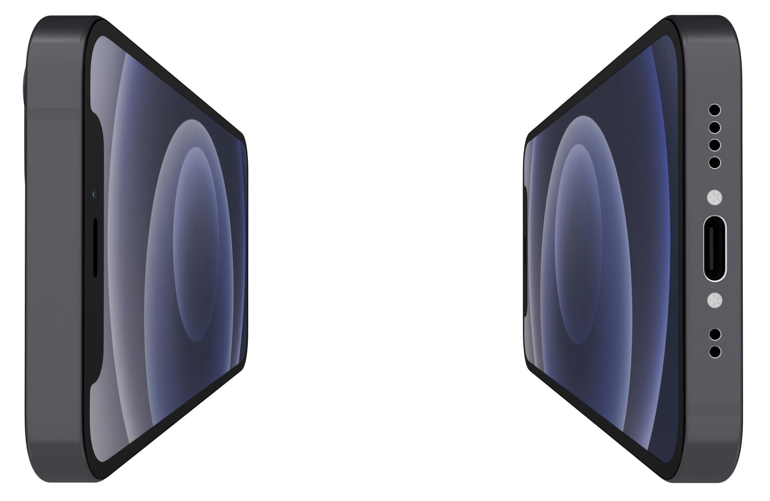 Apple iPhone 12 Mini Black 3D model | CGTrader