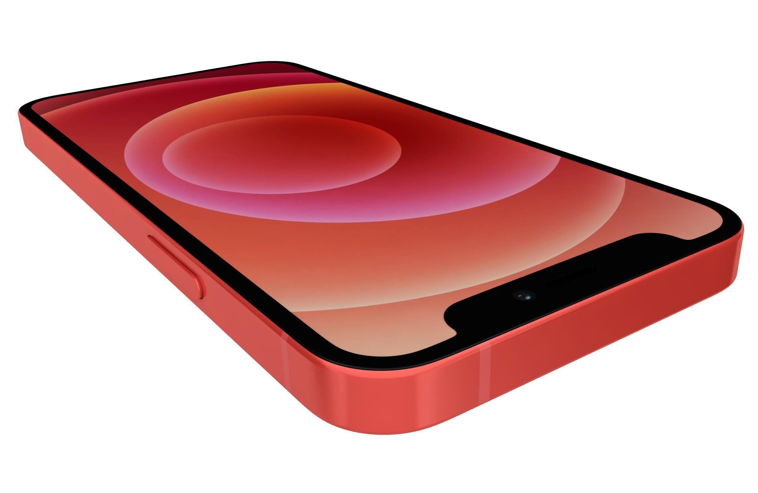 Apple iPhone 12 Mini Red 3D model | CGTrader