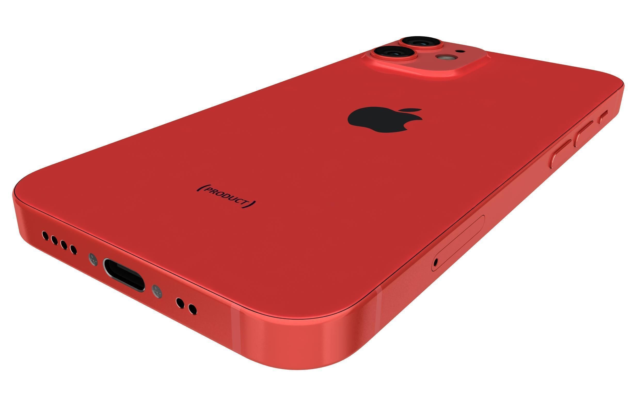 Apple iPhone 12 Mini Red 3D model | CGTrader