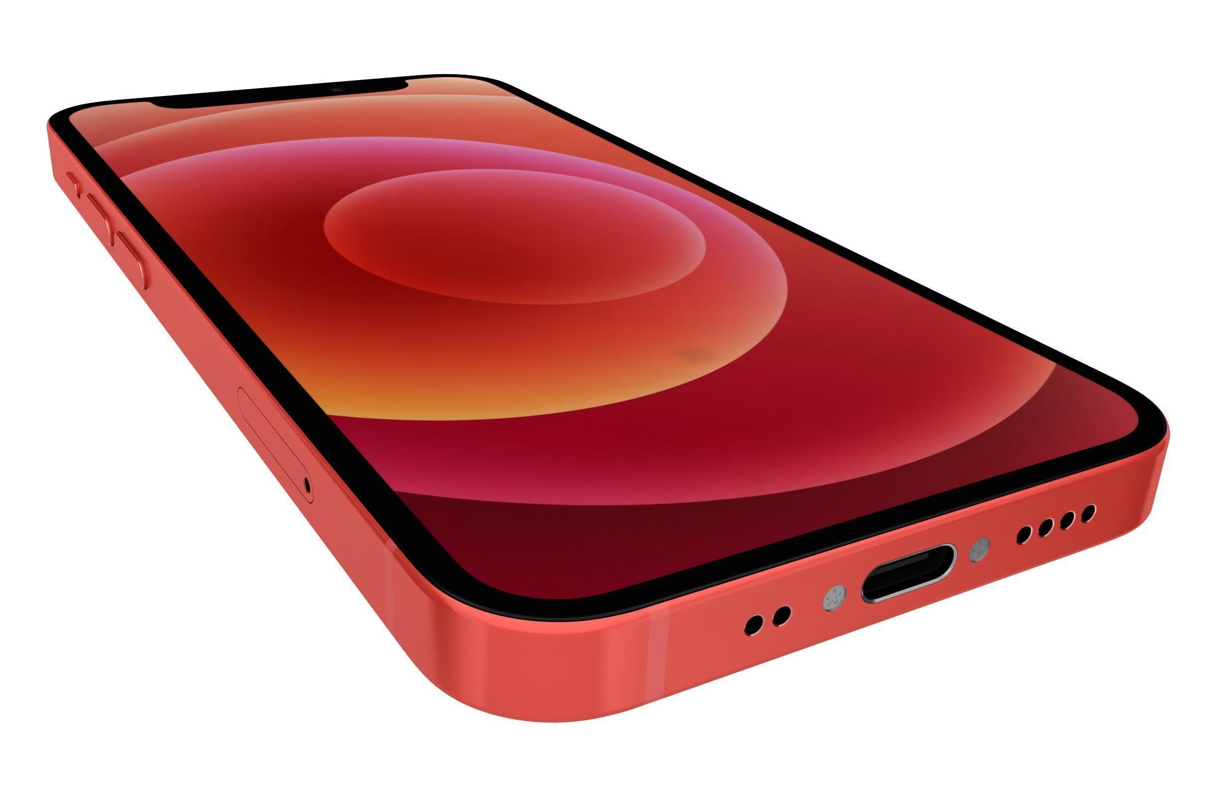 Apple iPhone 12 Mini Red 3D model | CGTrader