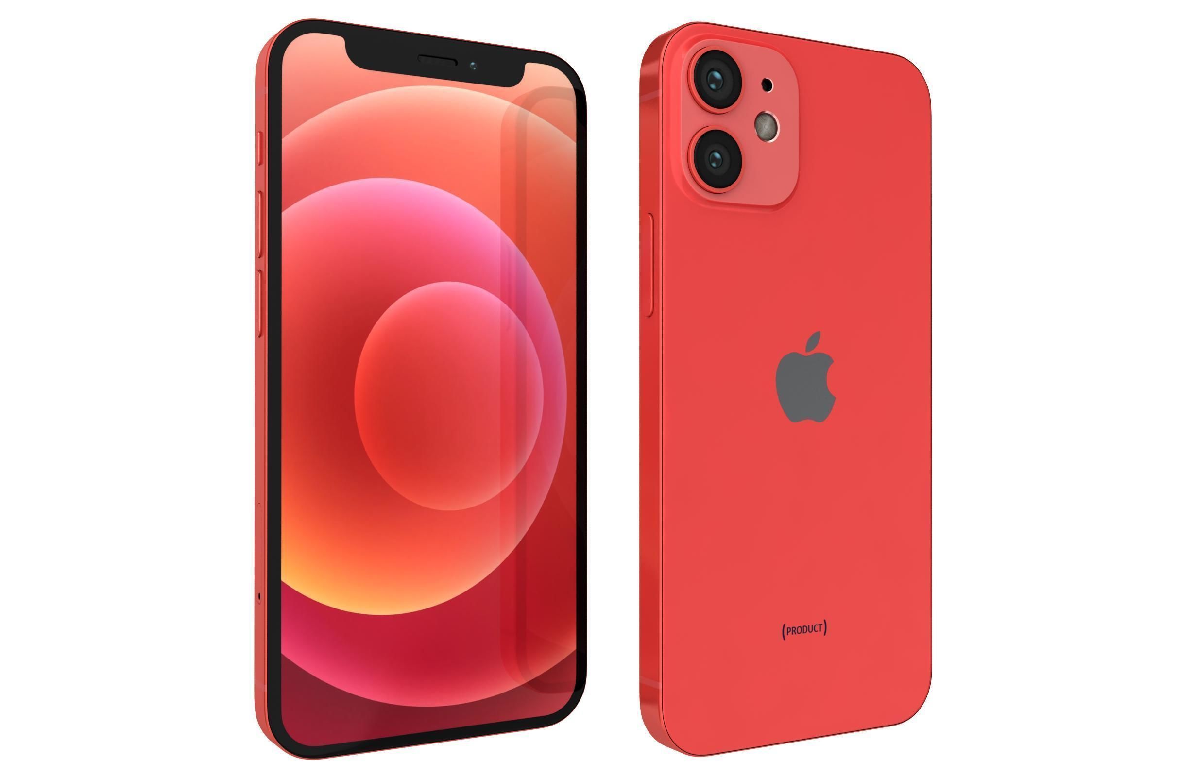 Apple iPhone 12 Mini Red 3D model | CGTrader