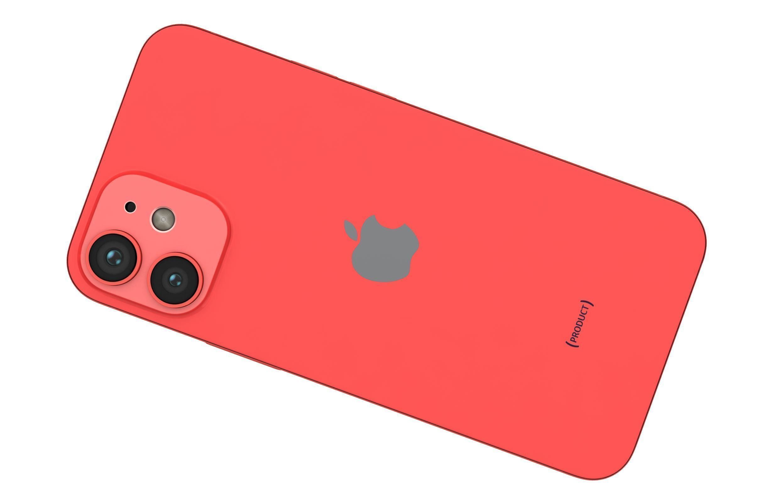 Apple iPhone 12 Mini Red 3D model | CGTrader