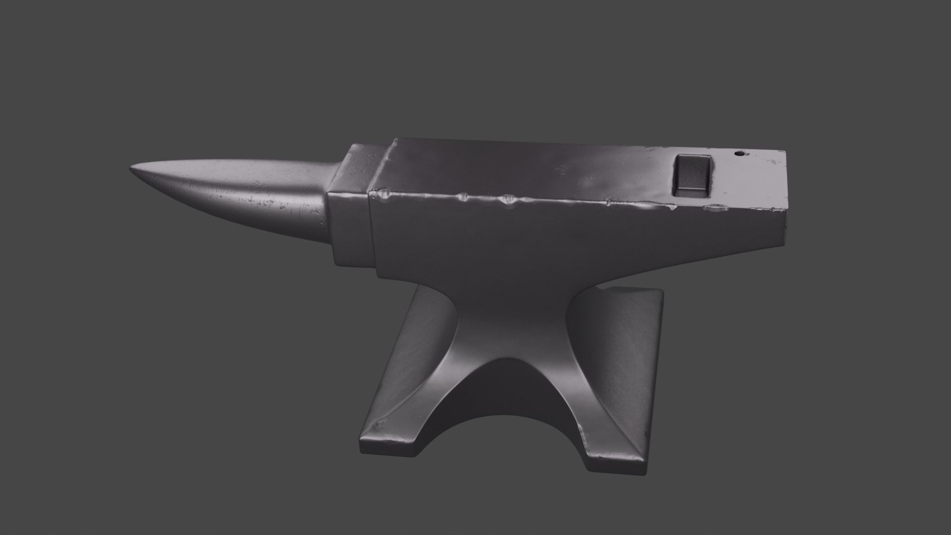 3D model Slightly damaged anvil VR / AR / low-poly | CGTrader