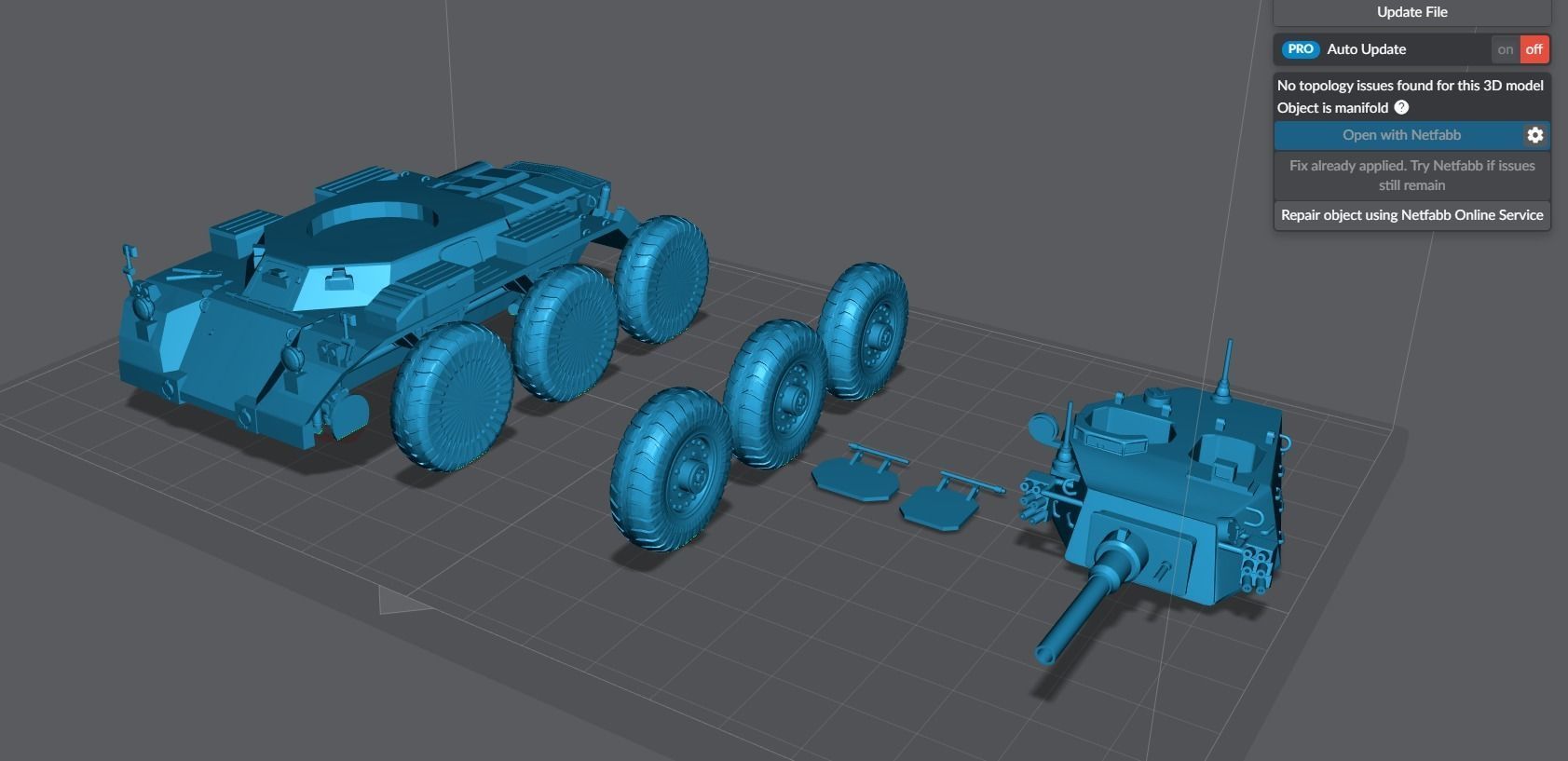 FV601 Saladin Armored Vehicle Scale Model 3D model 3D printable | CGTrader