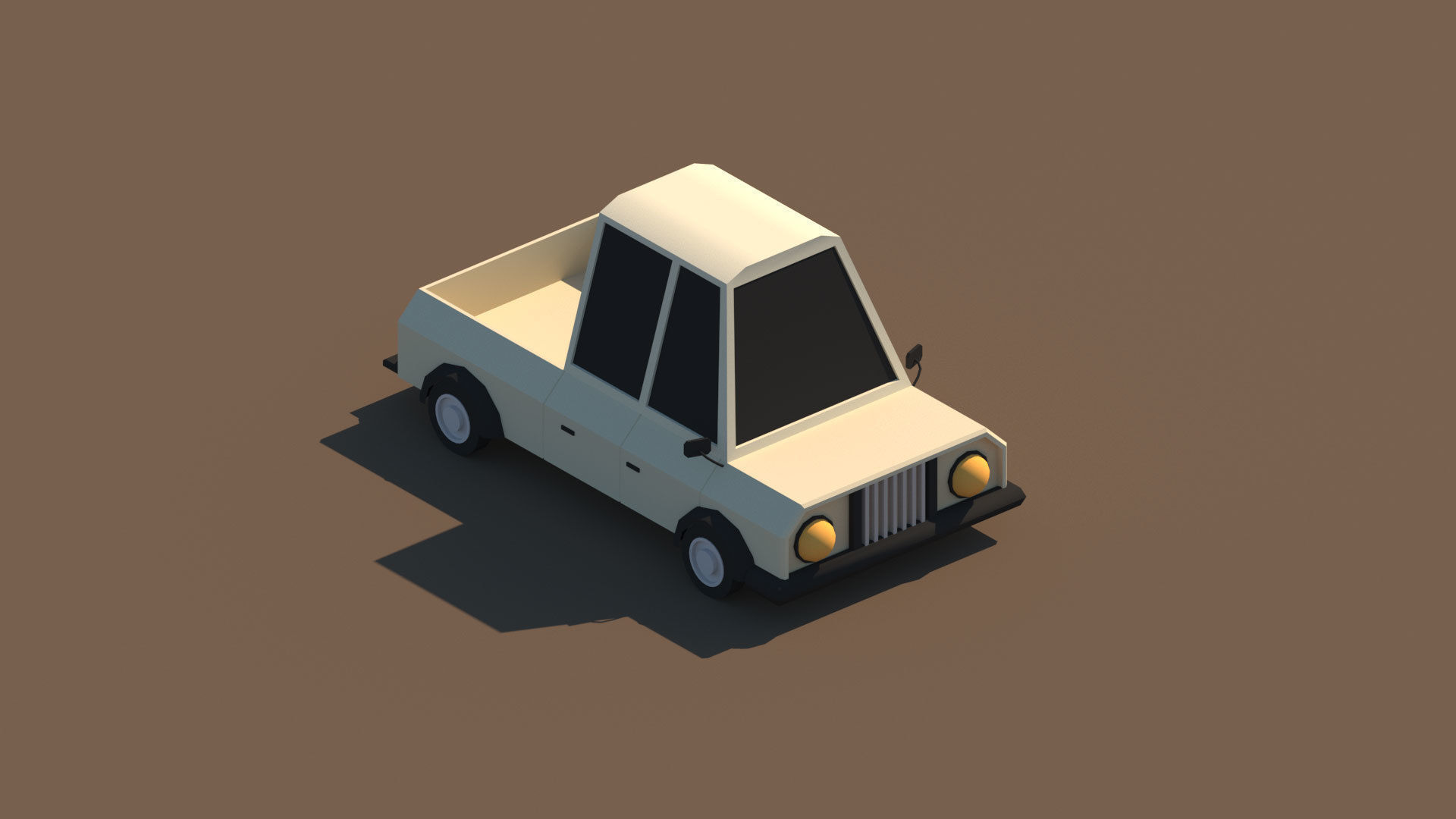 3D model Cartoon Low Poly Cars Package VR / AR / low-poly | CGTrader