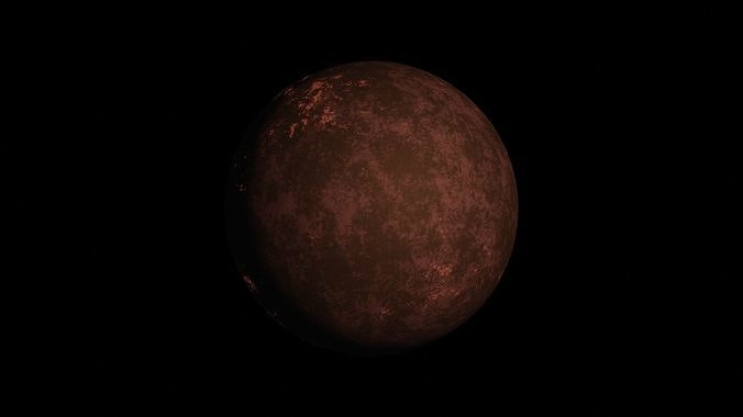 mars planet free 3D model animated | CGTrader
