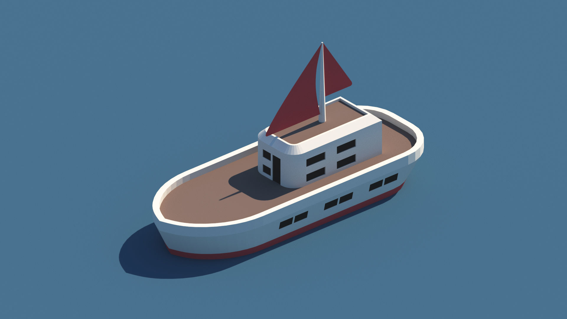 3D model Cartoon Low Poly Port Package VR / AR / low-poly | CGTrader