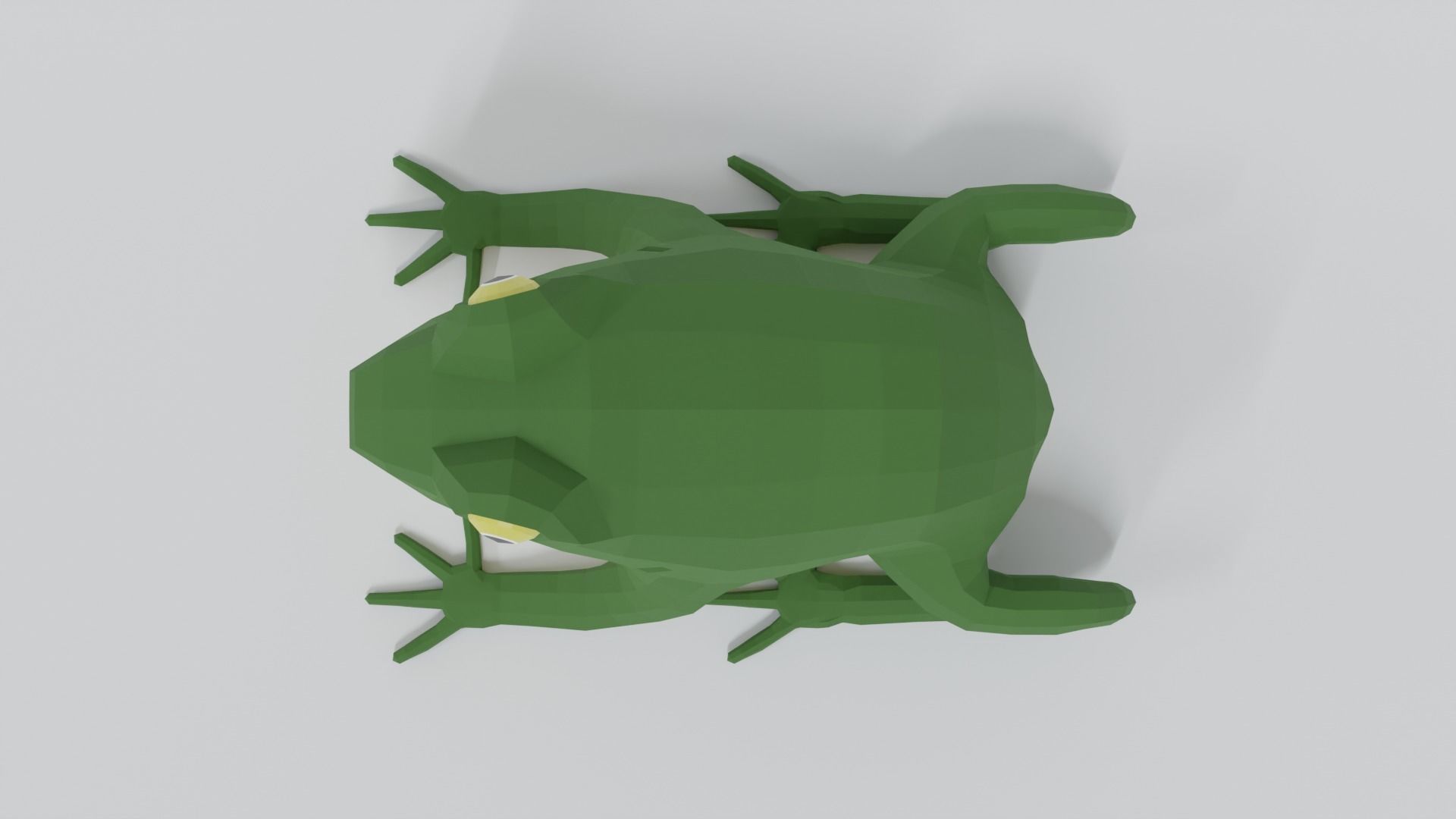 3D model Low Poly Cartoon Frog VR / AR / low-poly | CGTrader