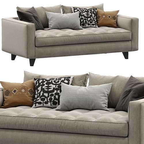 Sofa Willy Slim By Marac 3D model | CGTrader