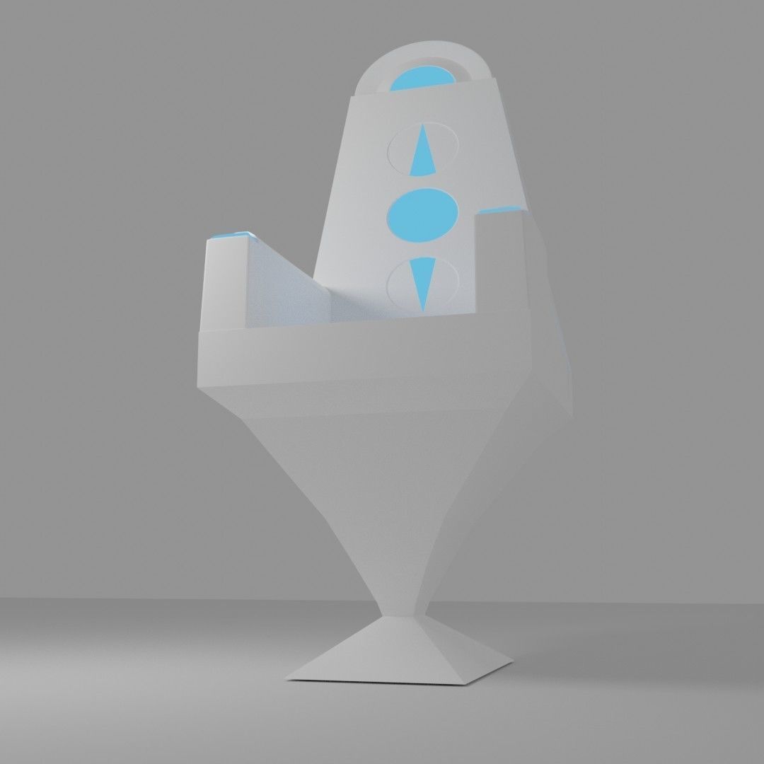 3D model Sci-fi Alien Chair VR / AR / low-poly | CGTrader