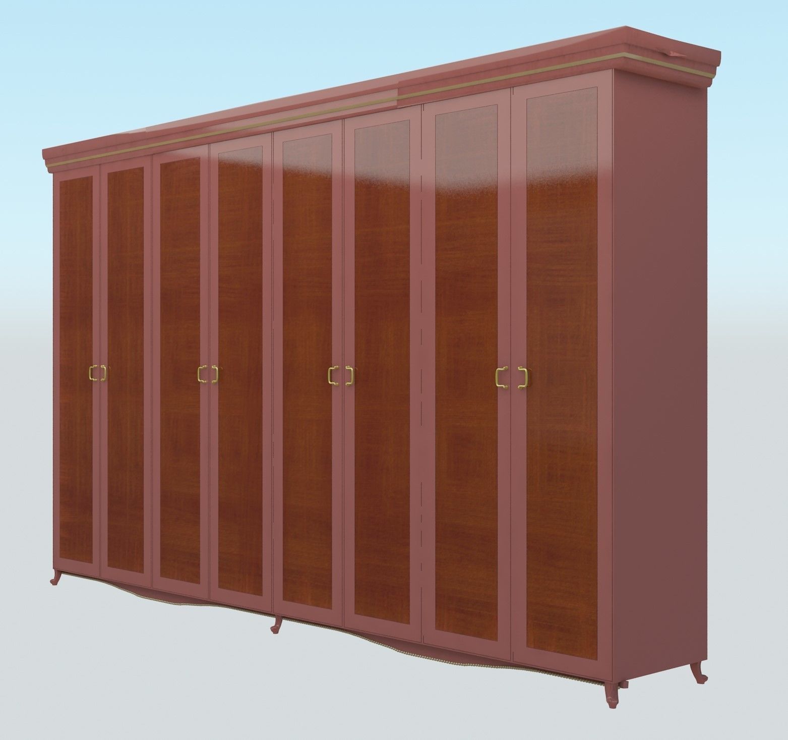 Classical Wardrobe 3D model | CGTrader