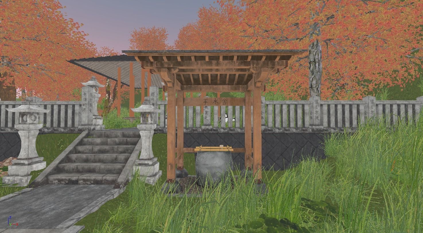 3D model Japanese Shrine Pack - 30 Modular PBR AAA-ready models VR / AR ...
