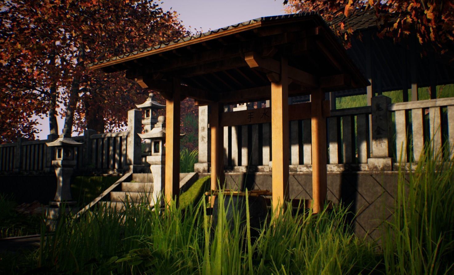 3D model Japanese Shrine Pack - 30 Modular PBR AAA-ready models VR / AR ...