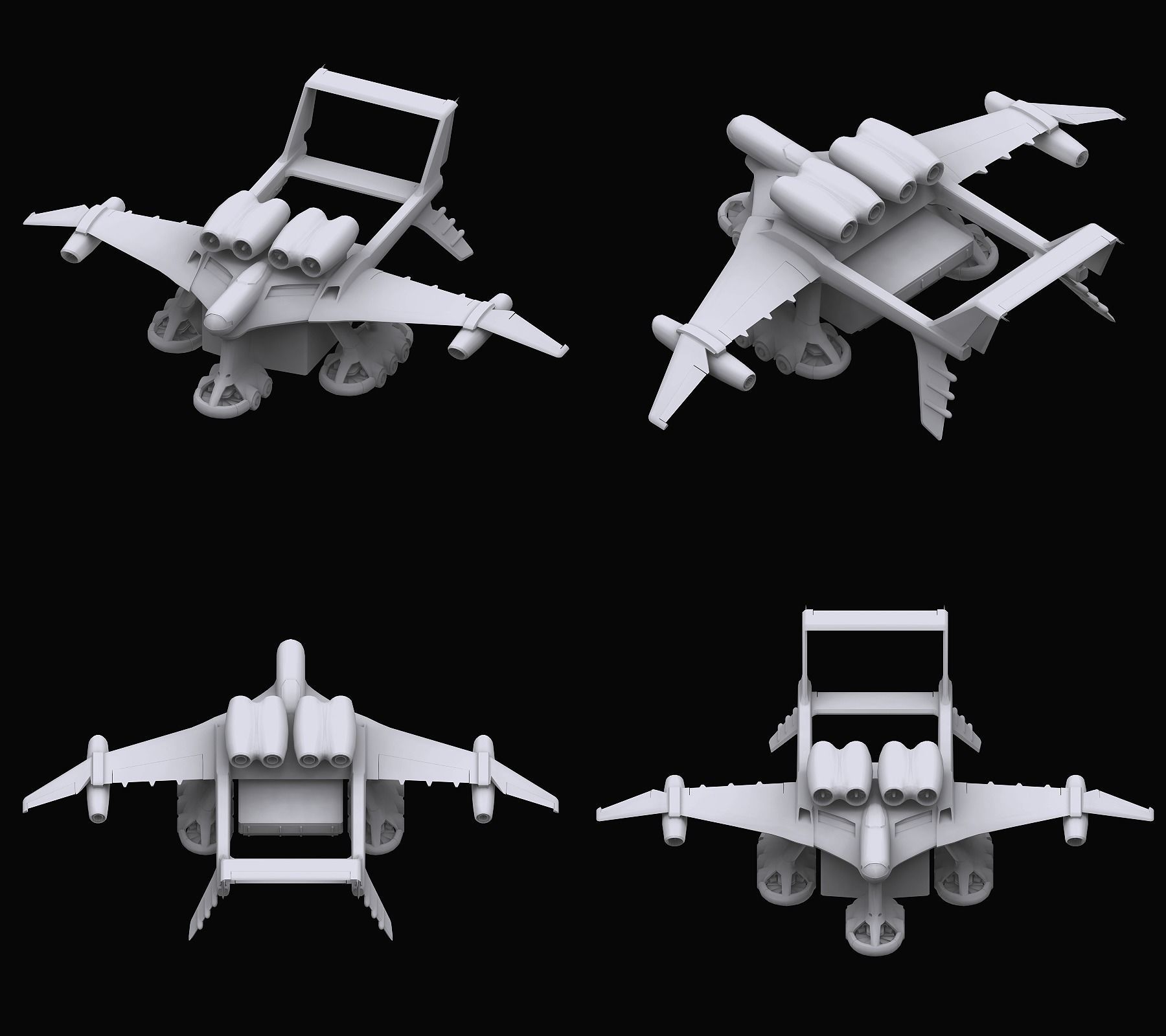 Gundam Zeon X Earth Federation Space military Collection 3D model ...