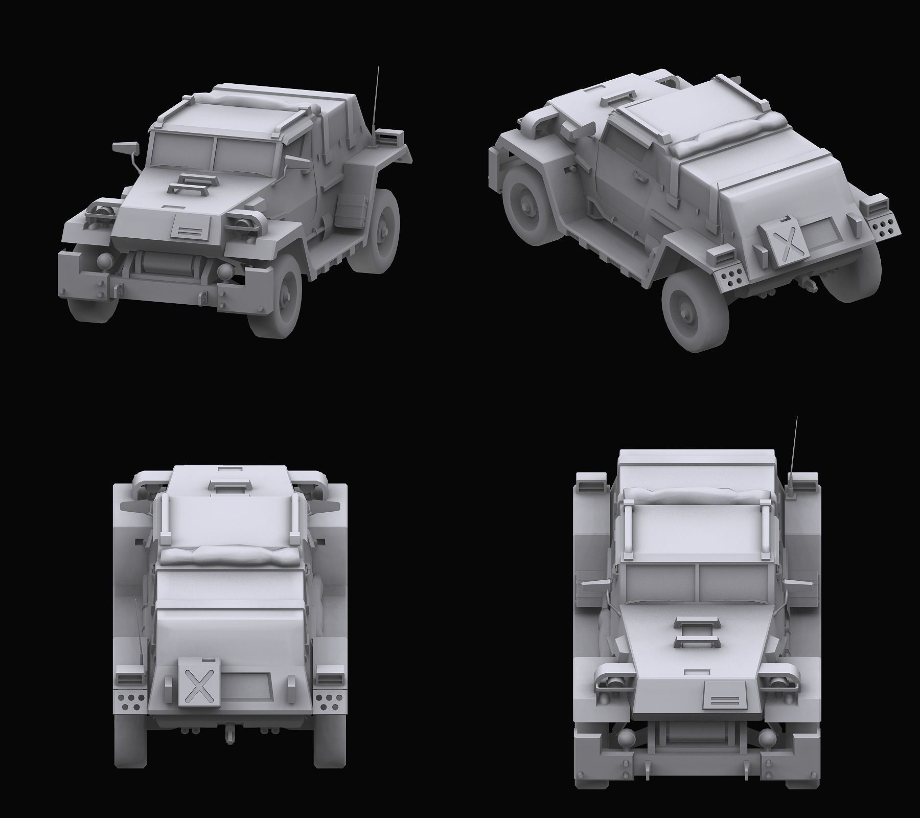 Gundam Zeon X Earth Federation Space military Collection 3D model ...