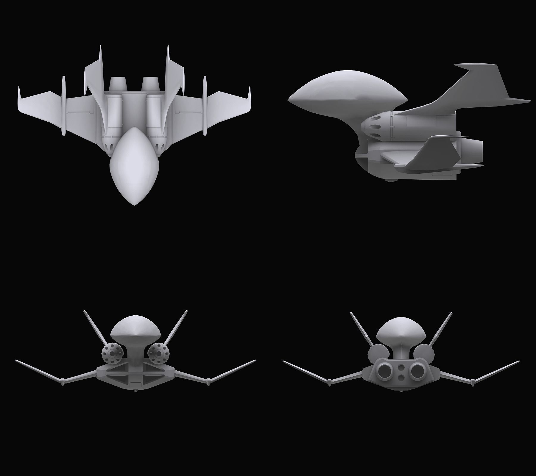 Gundam Zeon X Earth Federation Space military Collection 3D model ...