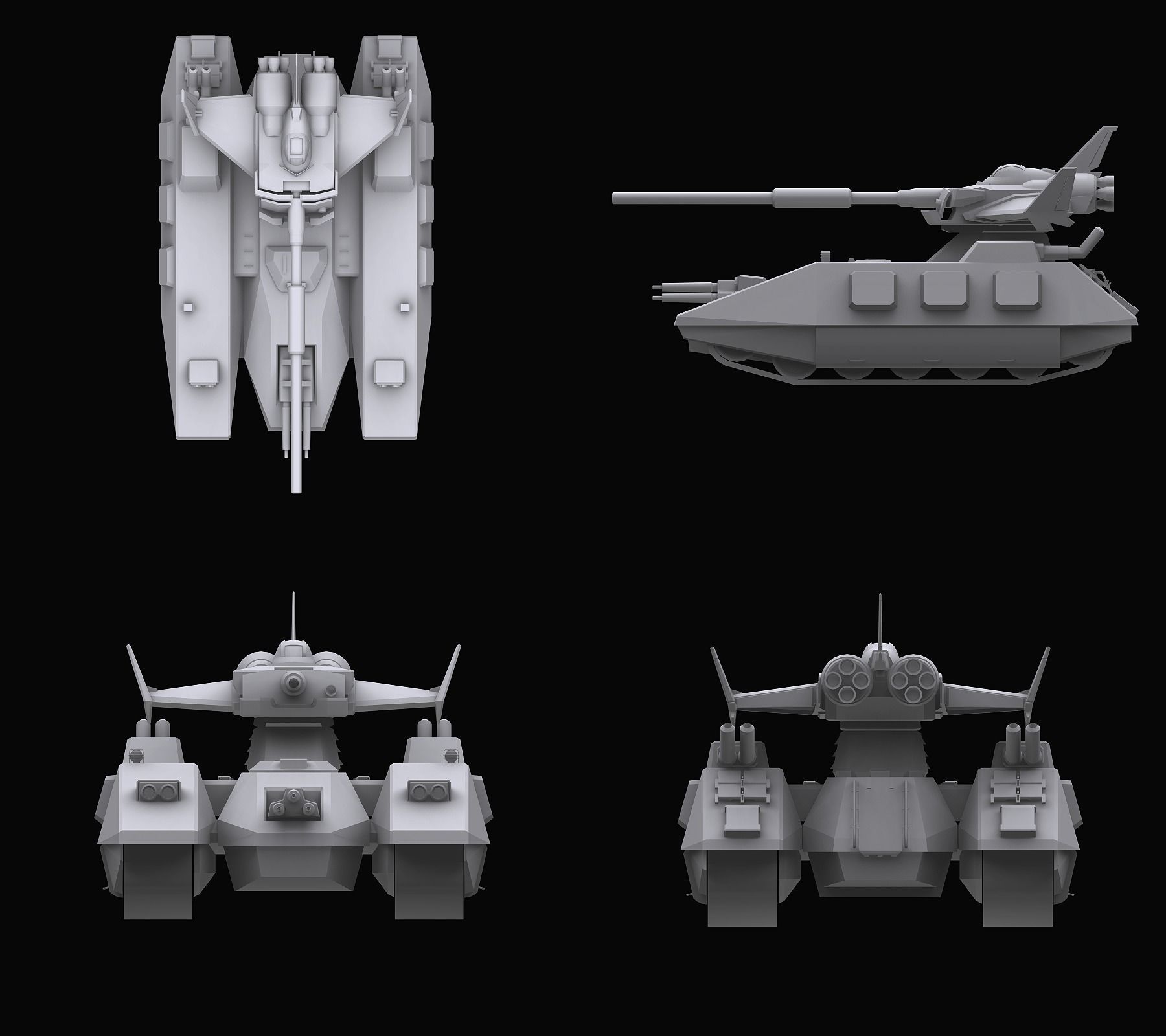 Gundam Zeon X Earth Federation Space military Collection 3D model ...