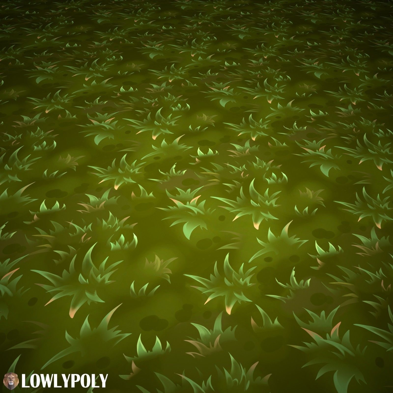 Texture Grass Vol 96 - Game PBR Textures VR / AR / low-poly | CGTrader