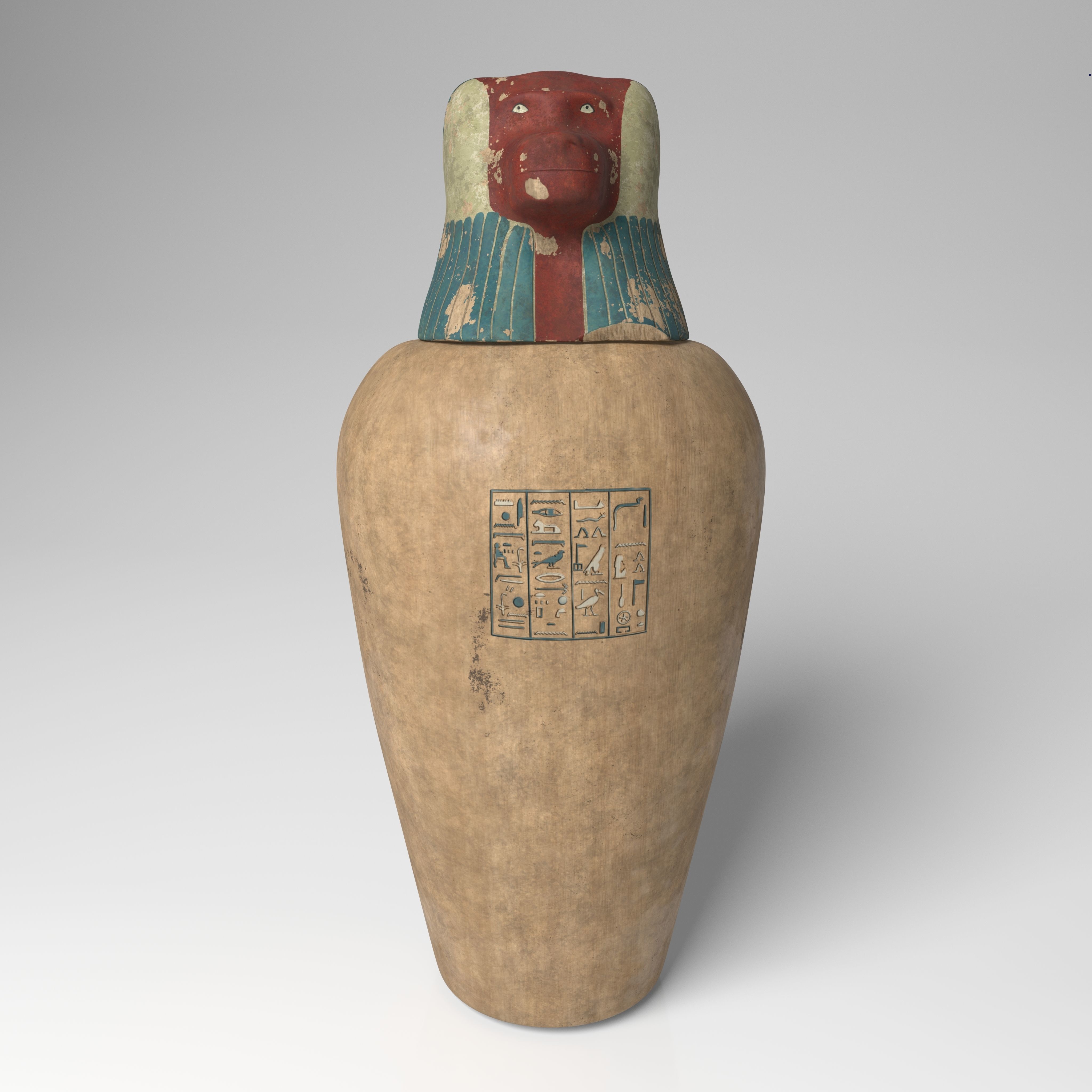 Canopic Jars 3D model | CGTrader