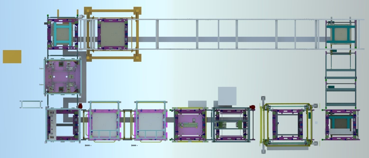 Car sunroof assembly line 3D model | CGTrader