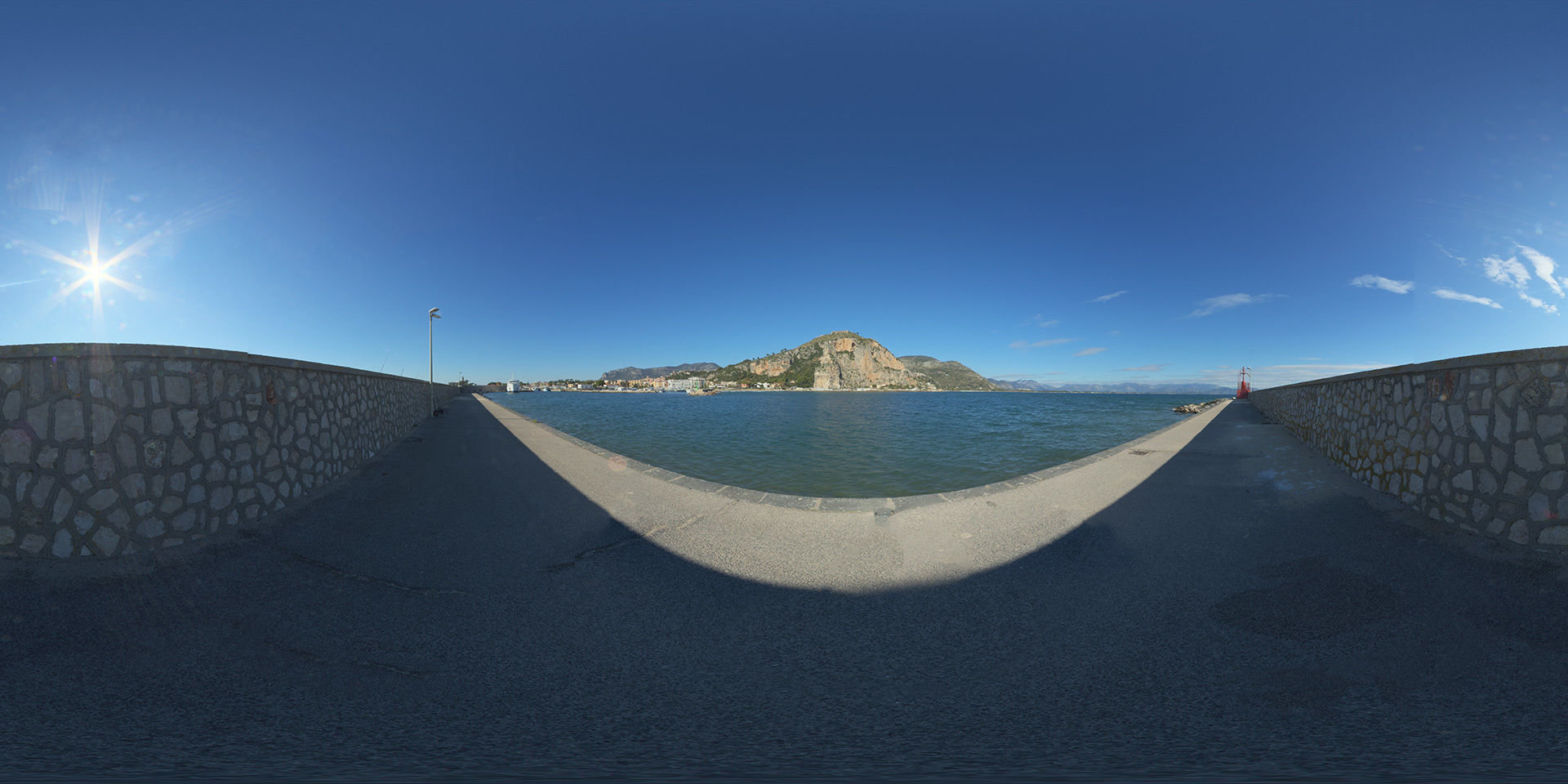 Hdri - Port And Mountains Texture | CGTrader